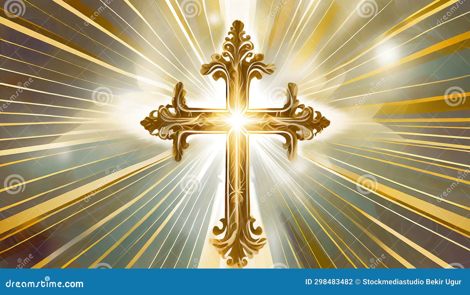 Christian Cross stock illustration. Illustration of vertical - 298483482