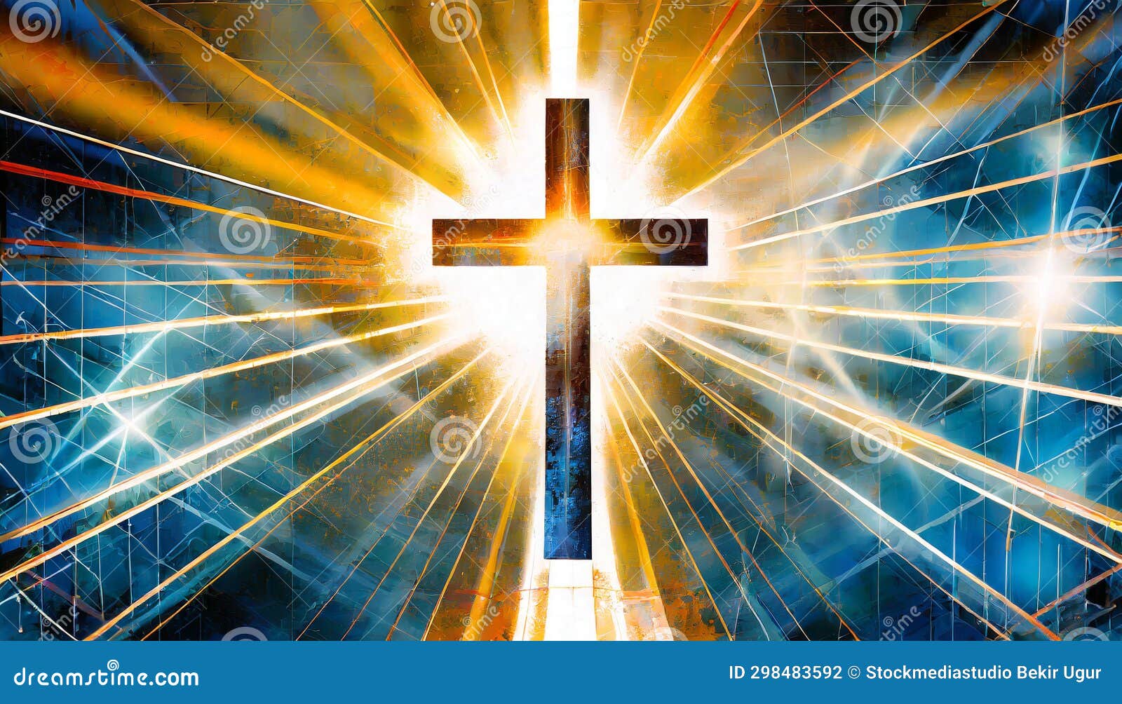 Christian Cross stock illustration. Illustration of symbols - 298483592