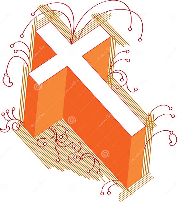 Christian Cross Stock Vector Illustration Of Beautiful 43816524