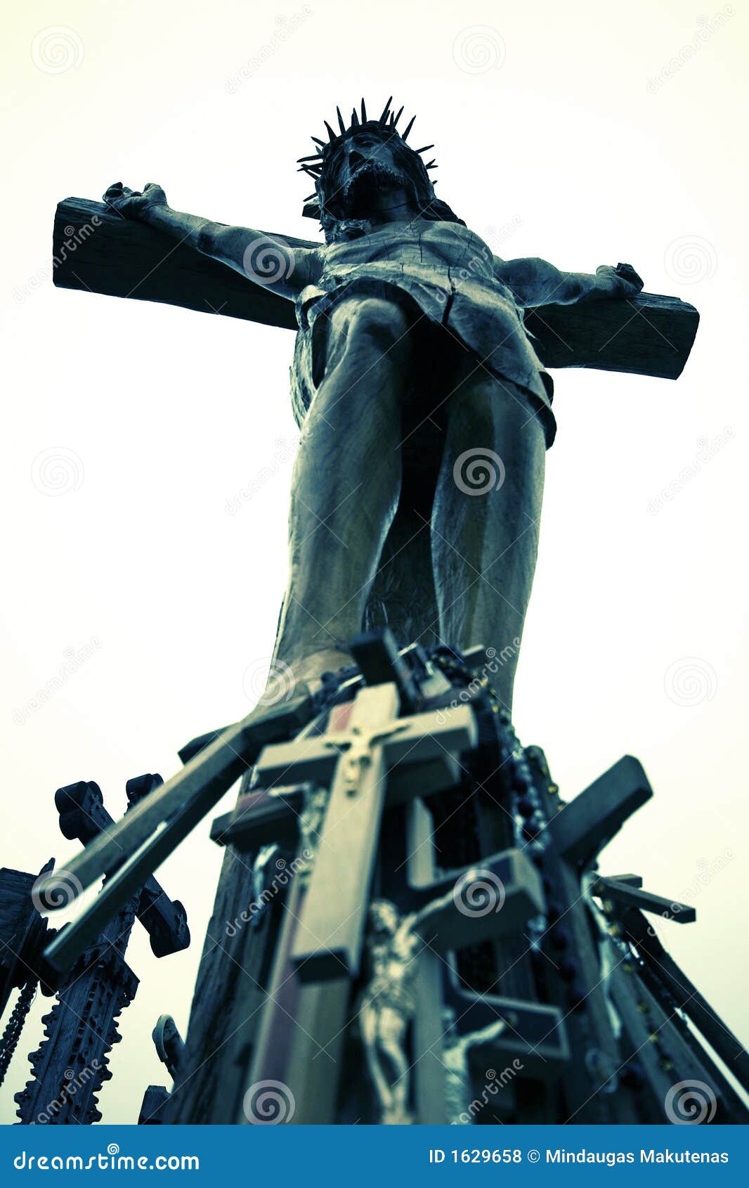 Christian Crucifix and Cross Stock Photo - Image of impress, impression ...