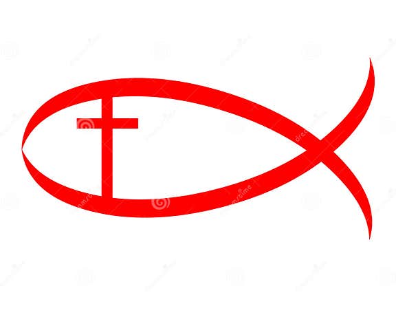 Christian fish stock illustration. Illustration of spirituality - 5258391