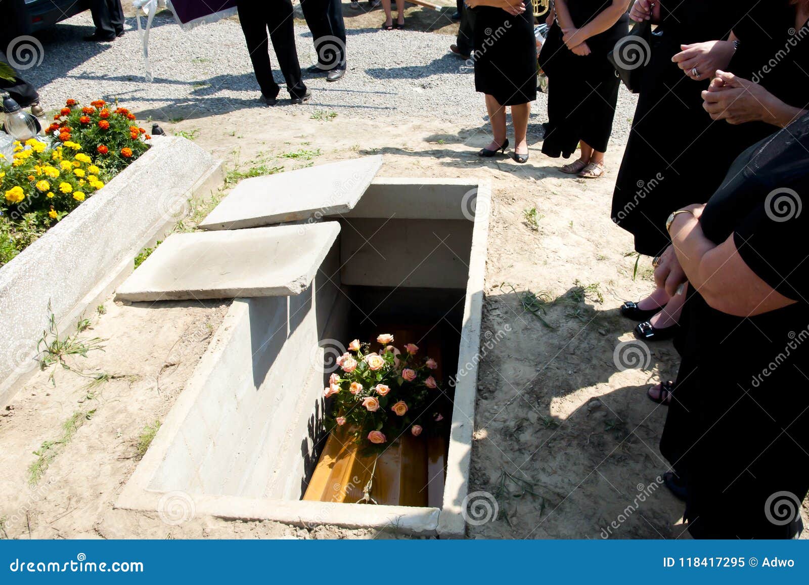 Funeral stock image. Image of grave, cemetery, memorial - 118417295