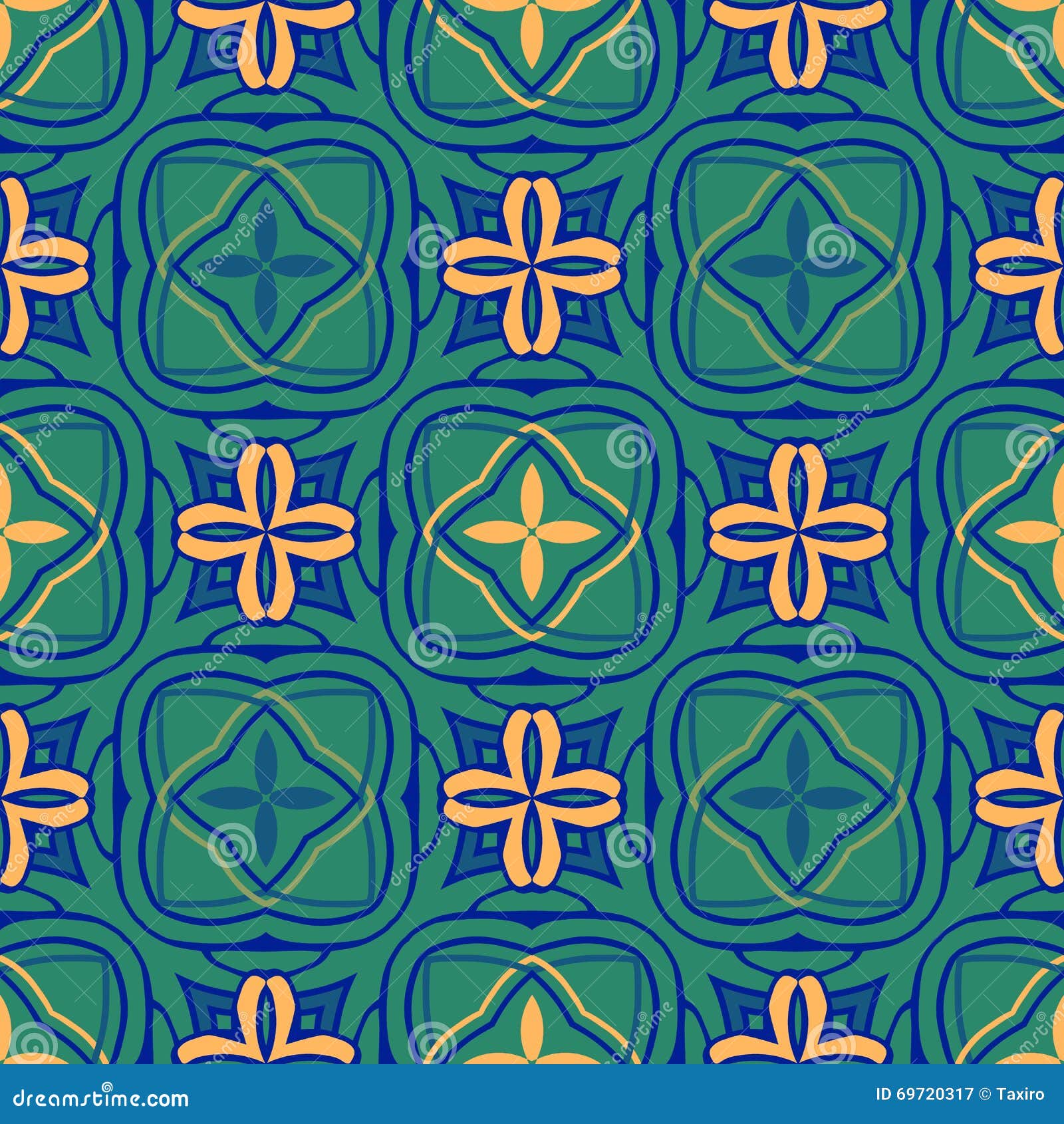 Christian Geometric Pattern Seamless Stock Vector - Illustration of ...