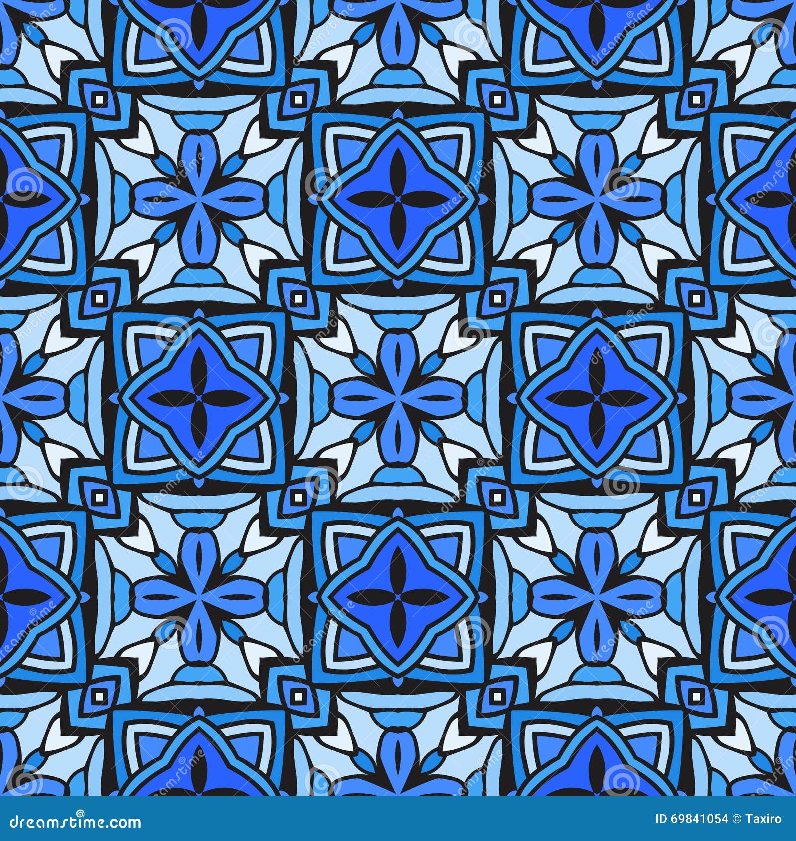 Christian Geometric Pattern Seamless Stock Vector - Illustration of ...