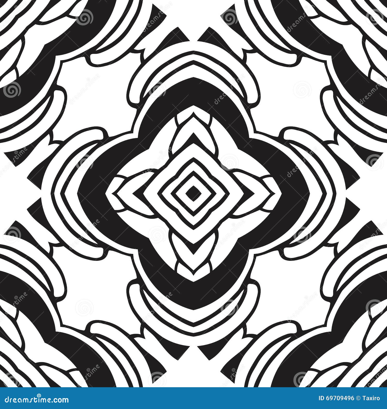 Christian Geometric Pattern Seamless Stock Vector - Illustration of ...