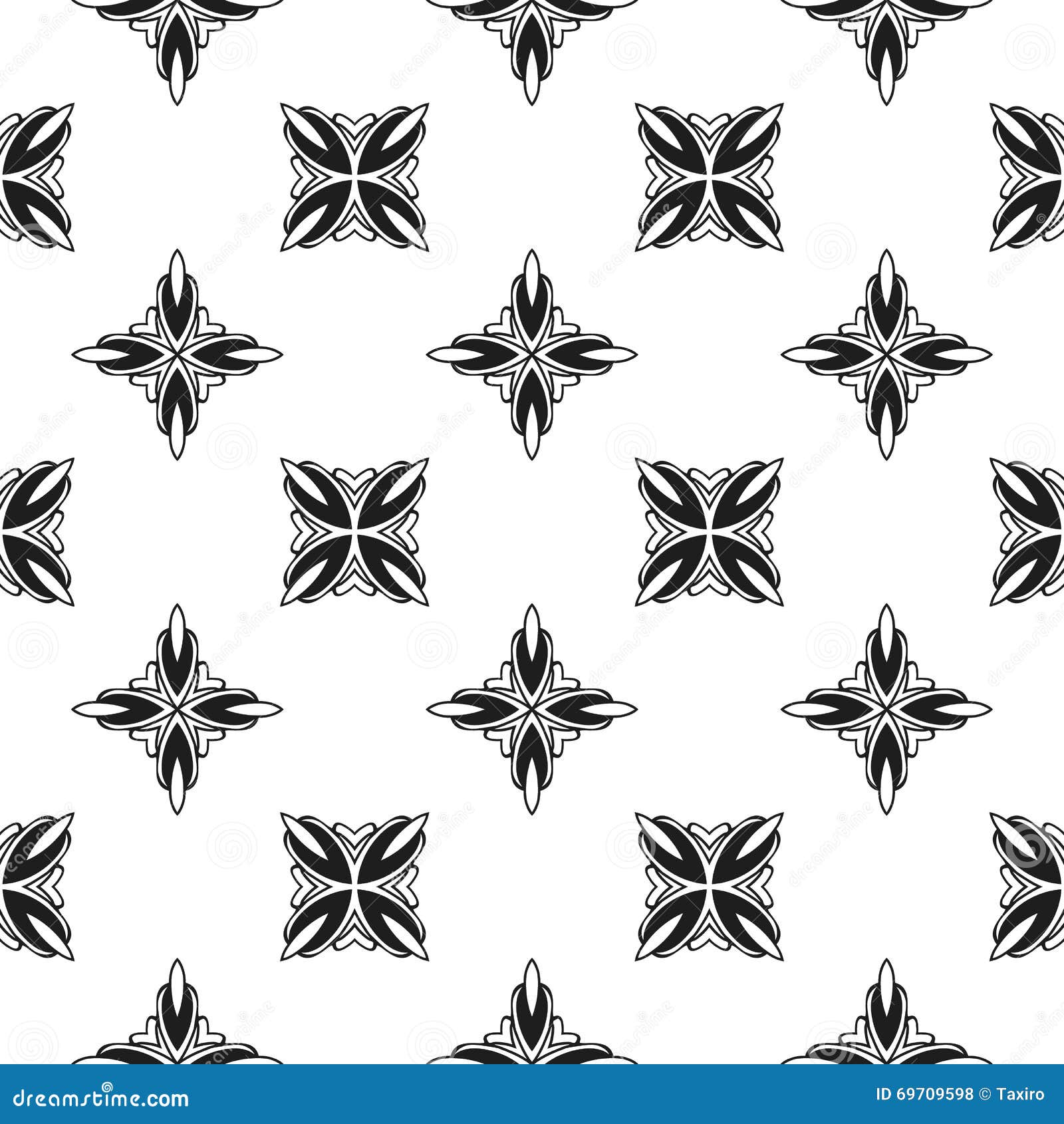 Christian Geometric Pattern Seamless Stock Vector - Illustration of ...