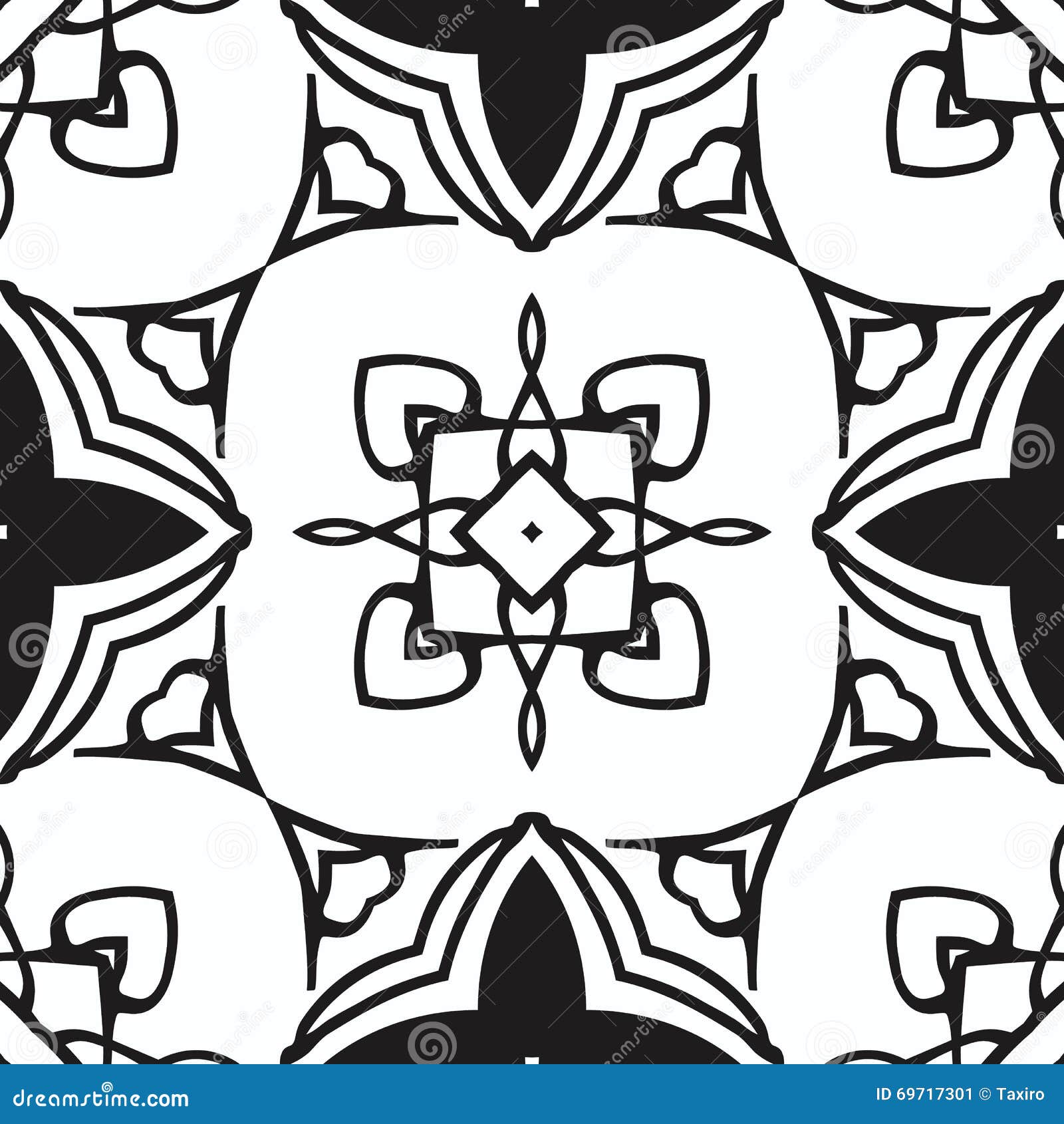 Christian Geometric Pattern Seamless Stock Vector - Illustration of ...