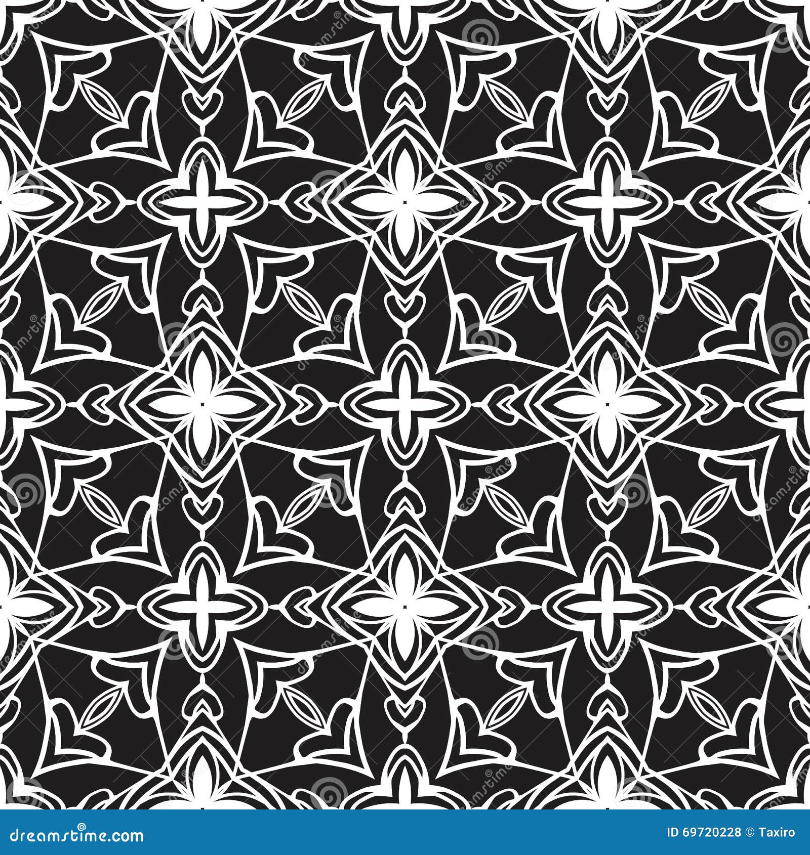 Christian Geometric Pattern Seamless Stock Vector - Illustration of ...