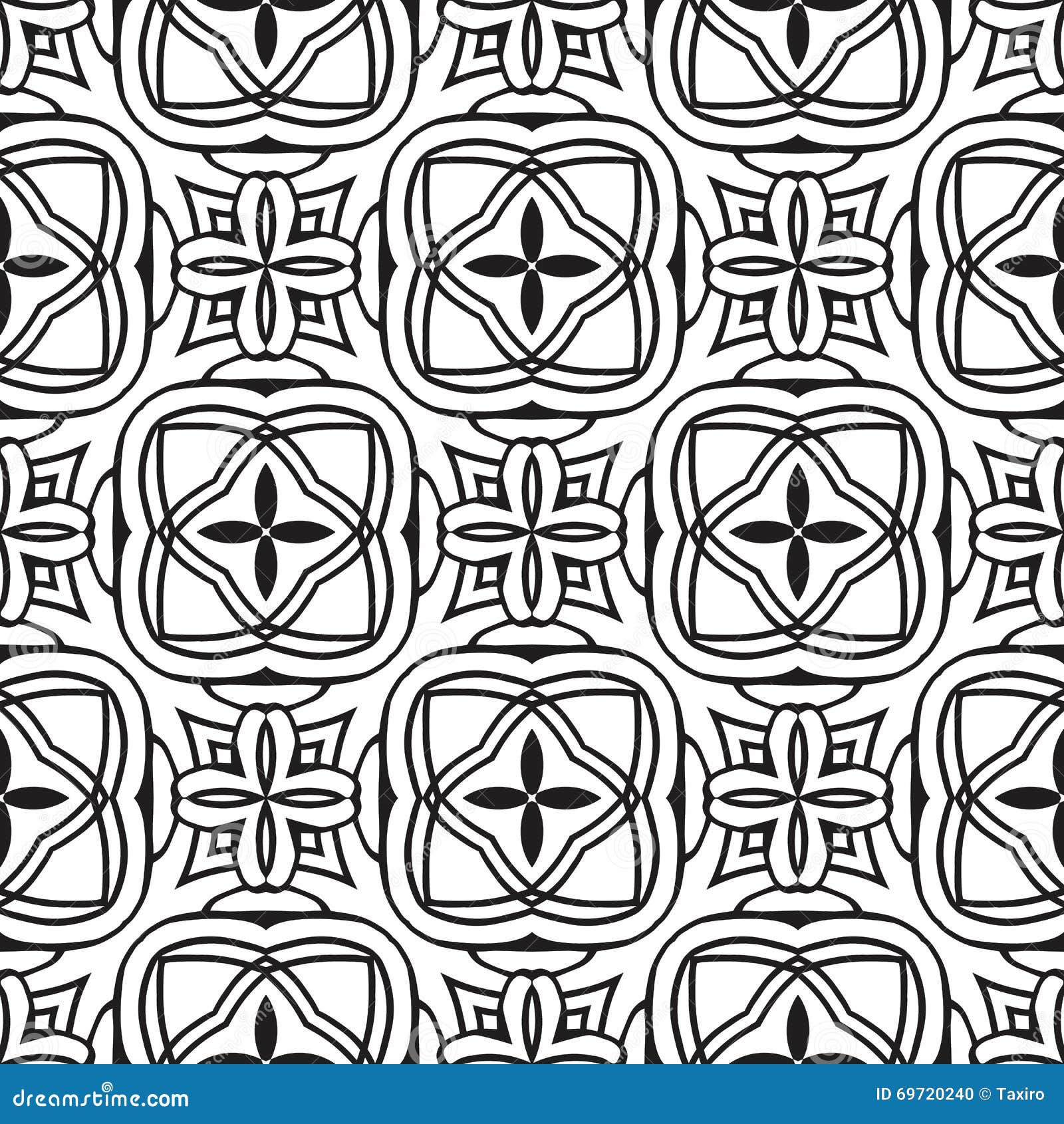 Christian Geometric Pattern Seamless Stock Vector - Illustration of ...