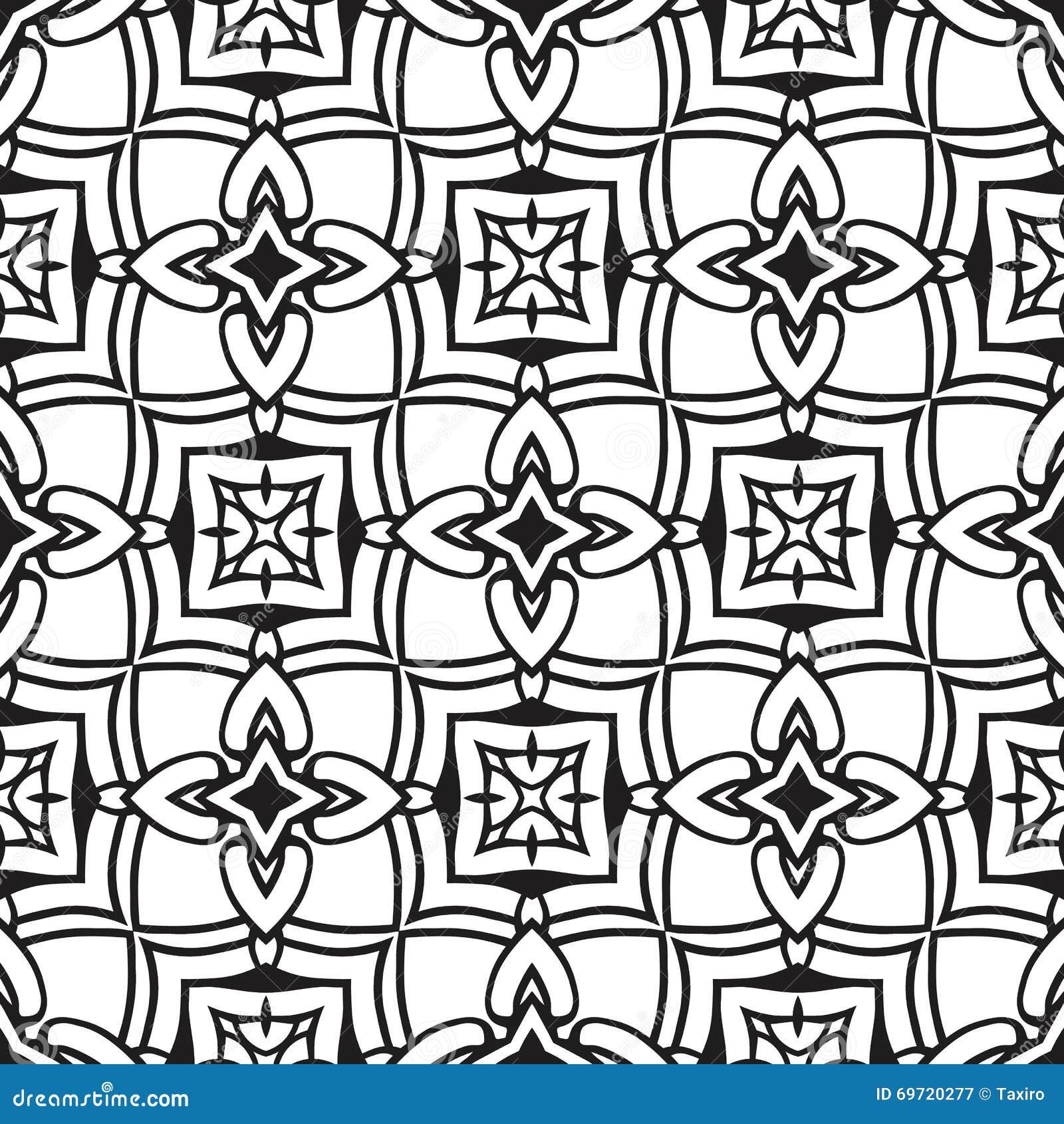 Christian Geometric Pattern Seamless Stock Vector - Illustration of ...