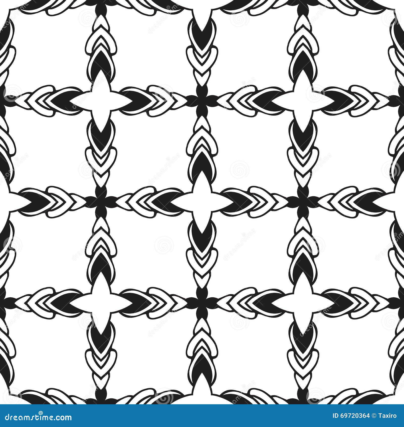Christian Geometric Pattern Seamless Stock Vector - Illustration of ...