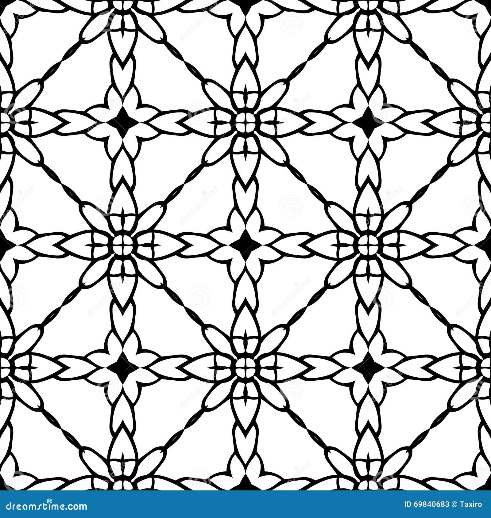 Christian Geometric Pattern Seamless Stock Vector - Illustration of ...