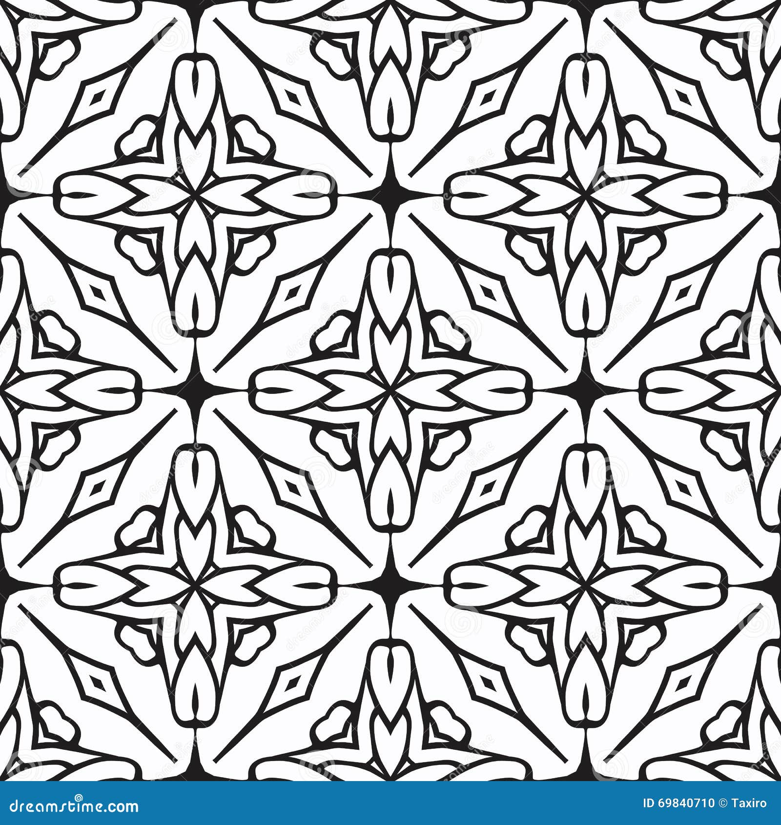 Christian Geometric Pattern Seamless Stock Vector - Illustration of ...