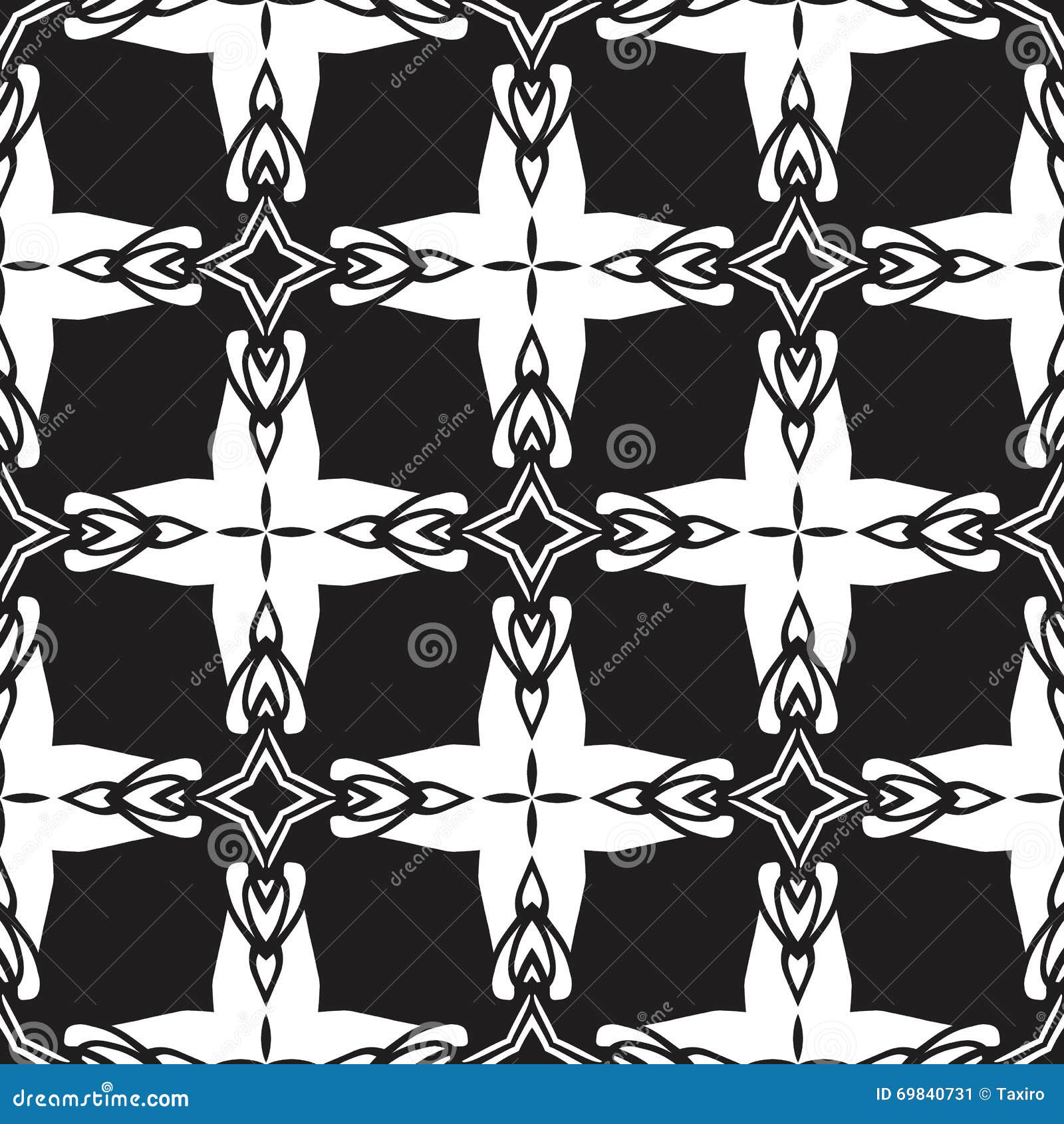 Christian Geometric Pattern Seamless Stock Vector - Illustration of ...