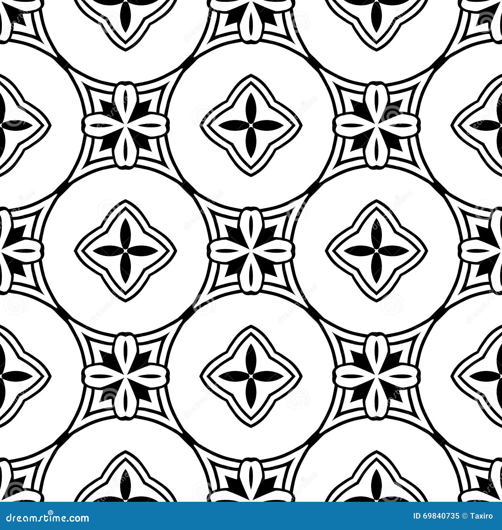 Christian Geometric Pattern Seamless Stock Vector - Illustration of ...