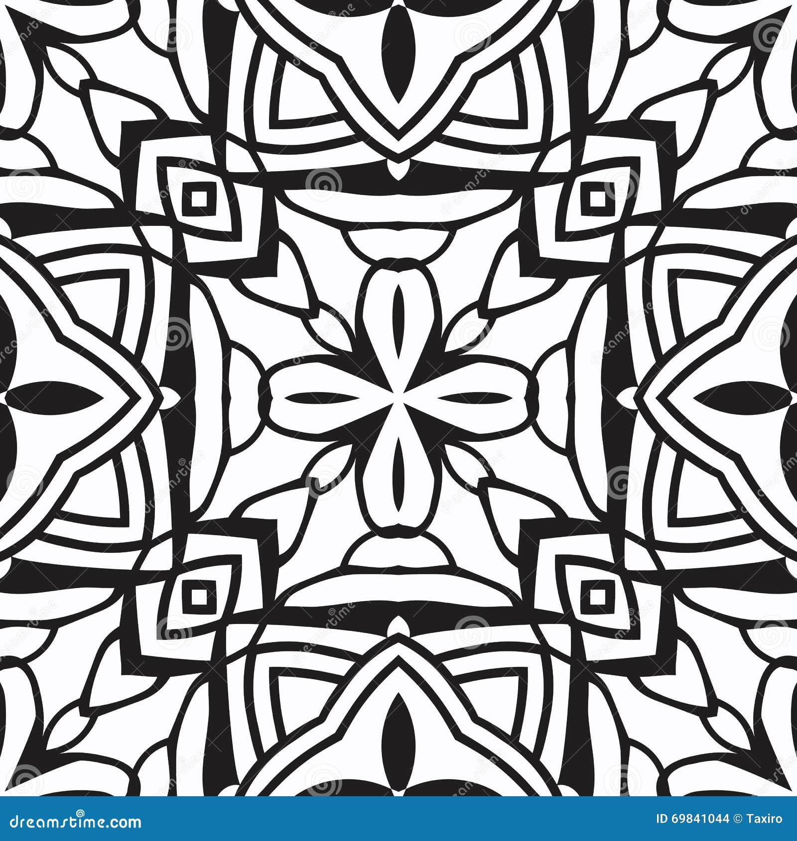 Christian Geometric Pattern Seamless Stock Vector - Illustration of ...