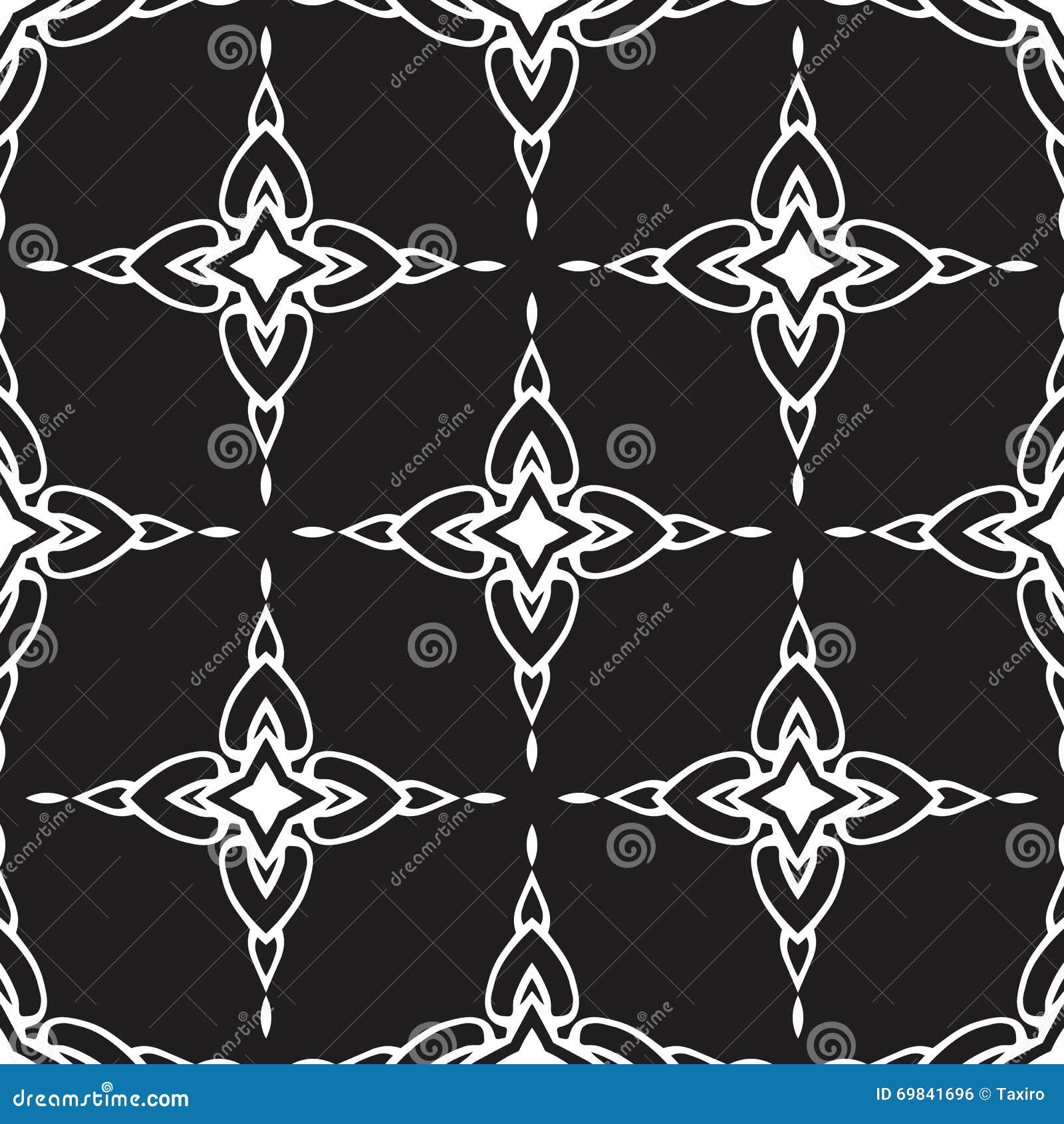 Christian Geometric Pattern Seamless Stock Vector - Illustration of ...