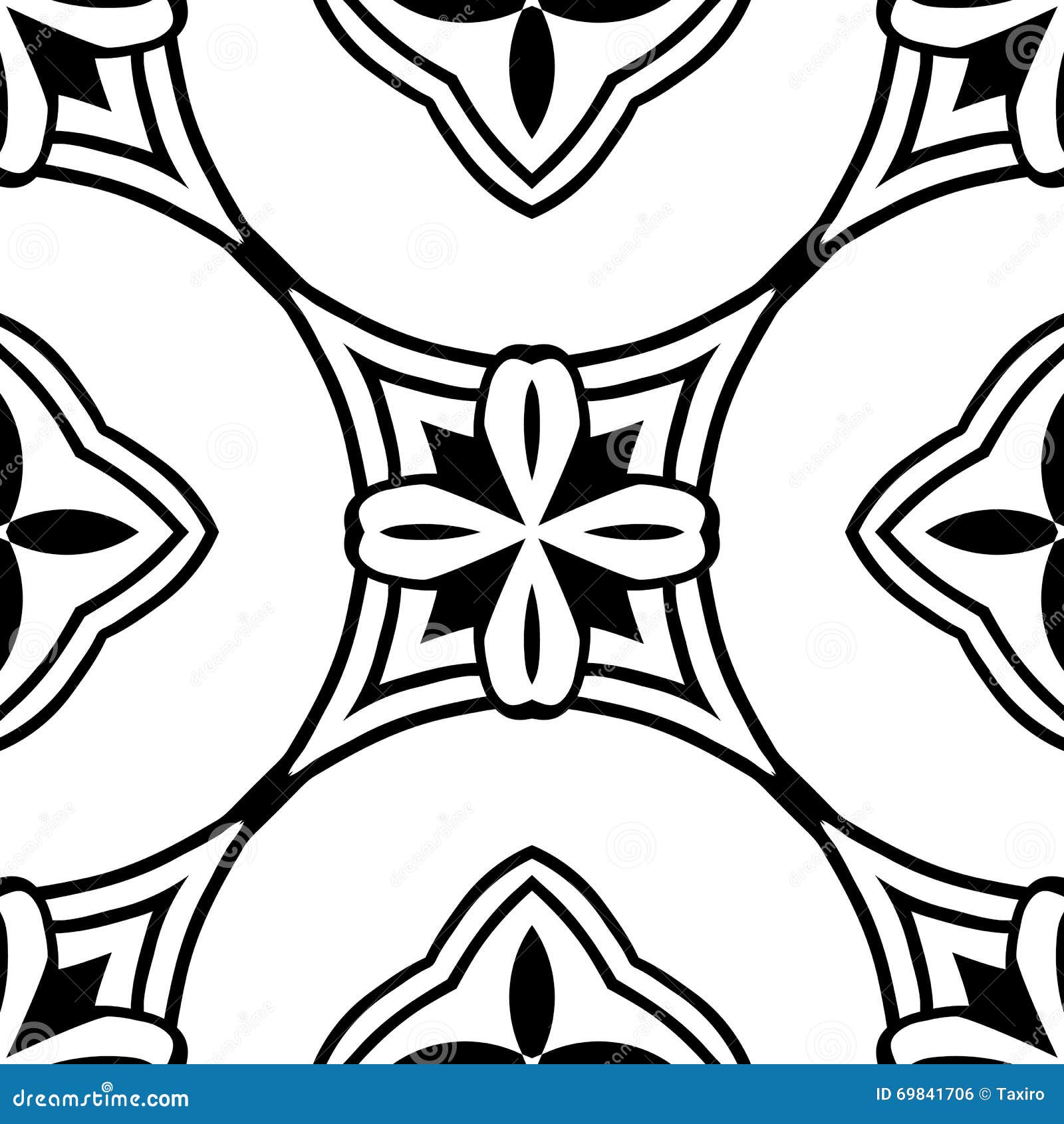 Christian Geometric Pattern Seamless Stock Vector - Illustration of ...