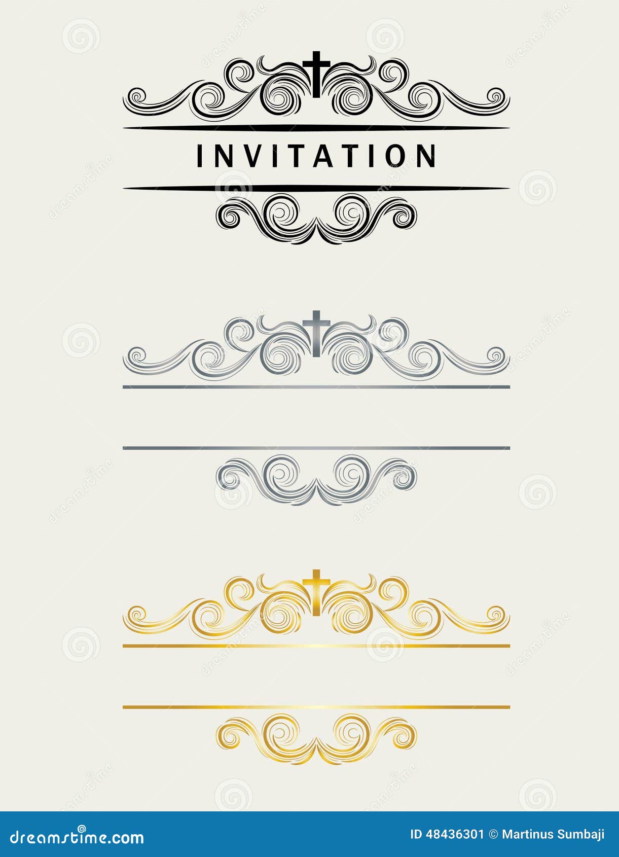 Christian header frame stock vector. Illustration of floral - 48436301