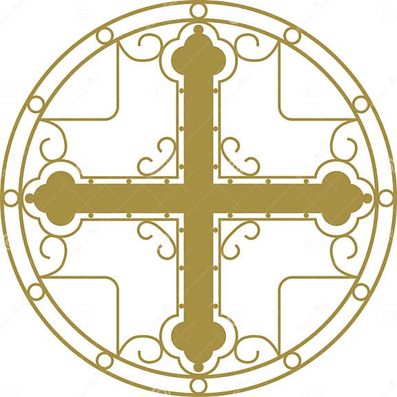 Christian Holy cross stock vector. Illustration of crucify - 8337873