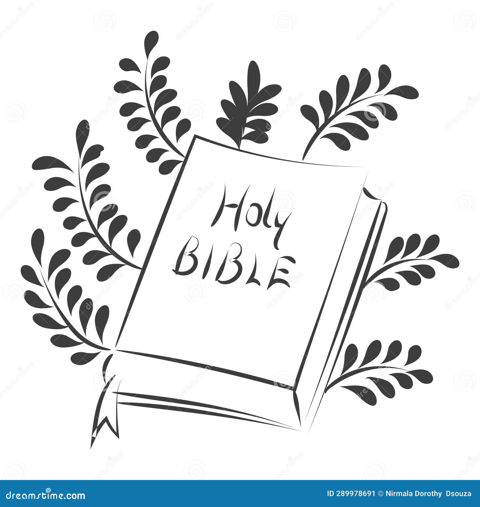 Christian Line Art Design for Print Stock Vector - Illustration of ...
