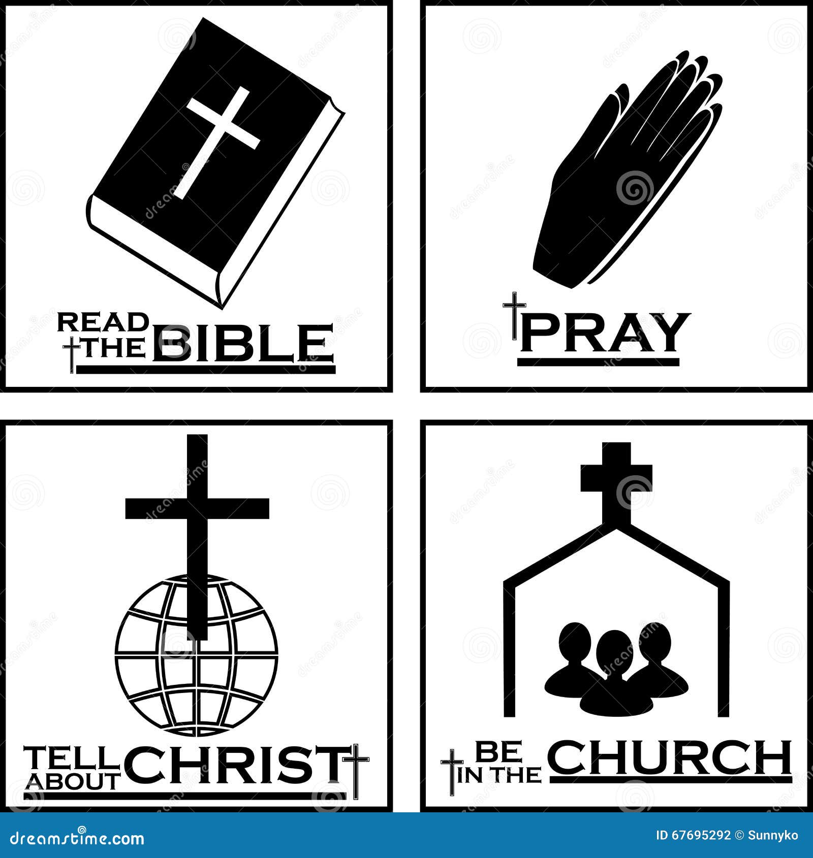 Christian Logos by Christian Icons Stock Vector - Illustration of logo ...