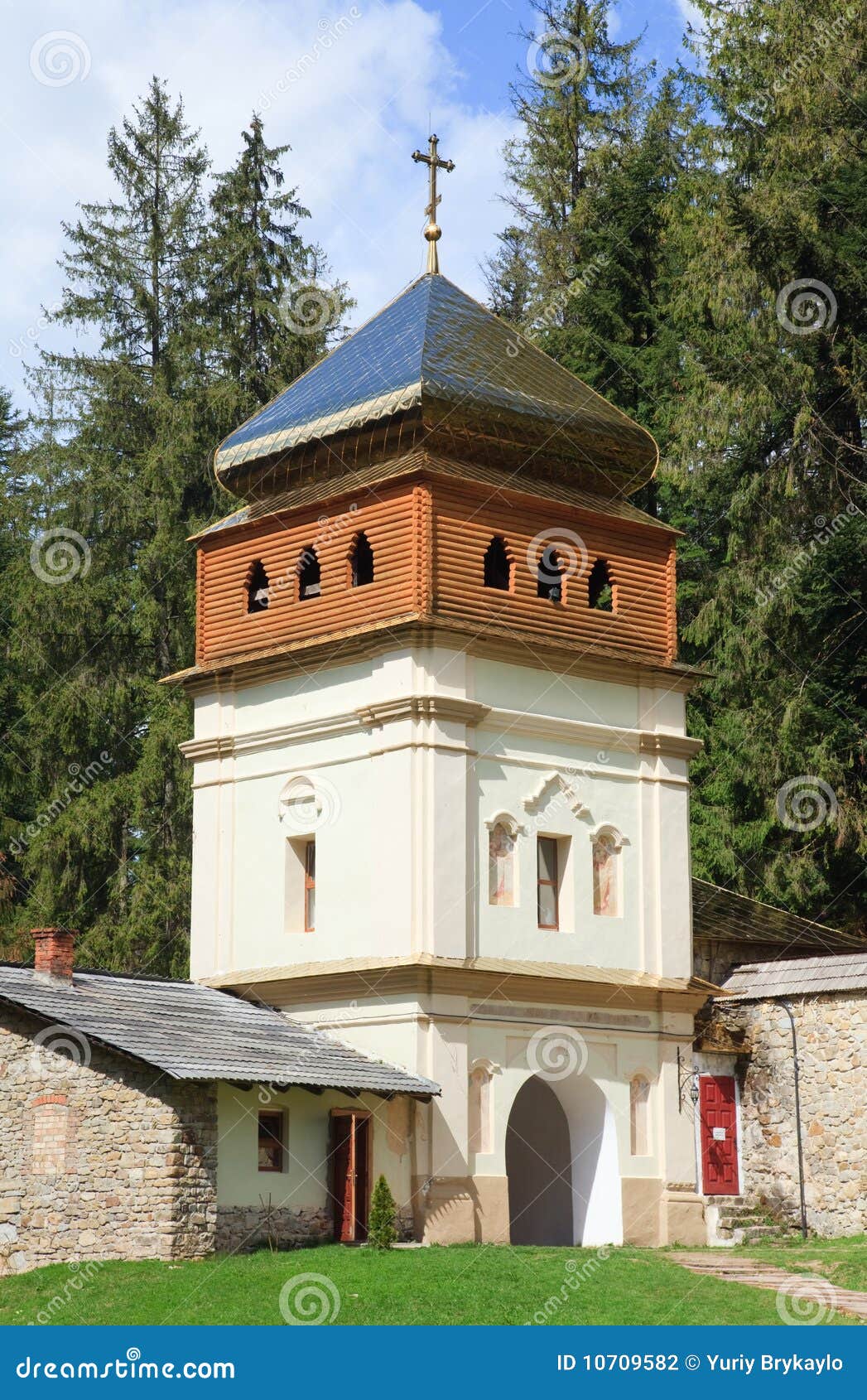 Christian monastery stock photo. Image of spring, belfry - 10709582