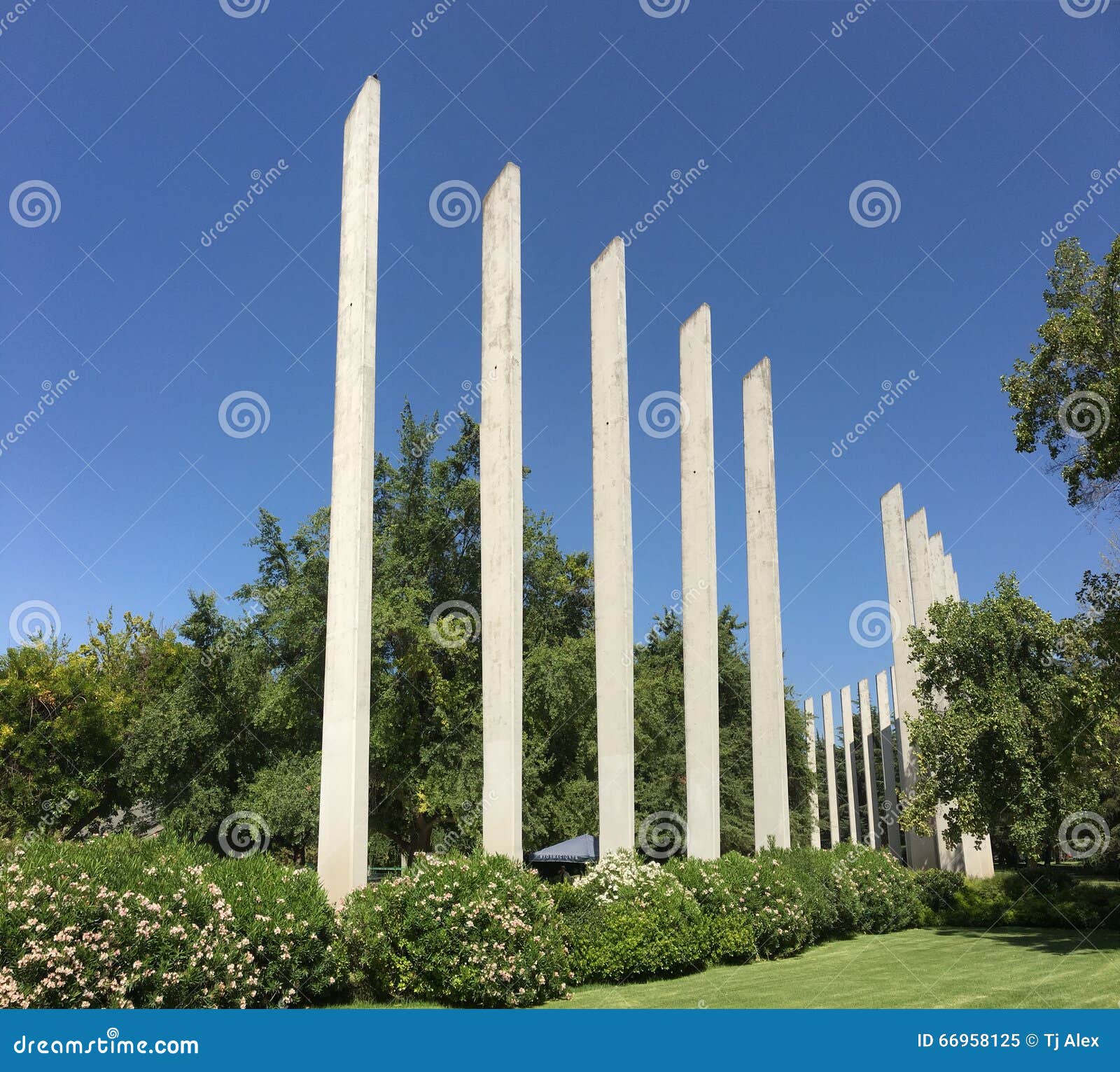 Christian Monument at Cemetery Stock Image - Image of nature, santiago ...