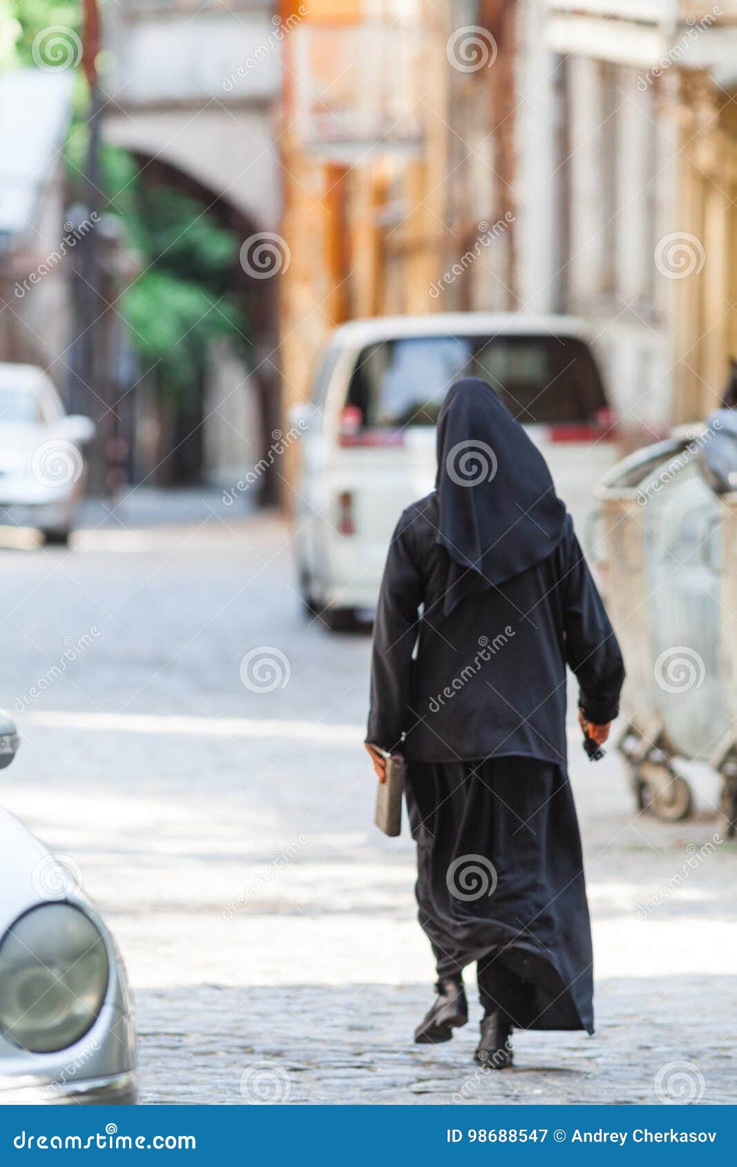 Christian Nuns Walking Down the Street Editorial Photography - Image of ...