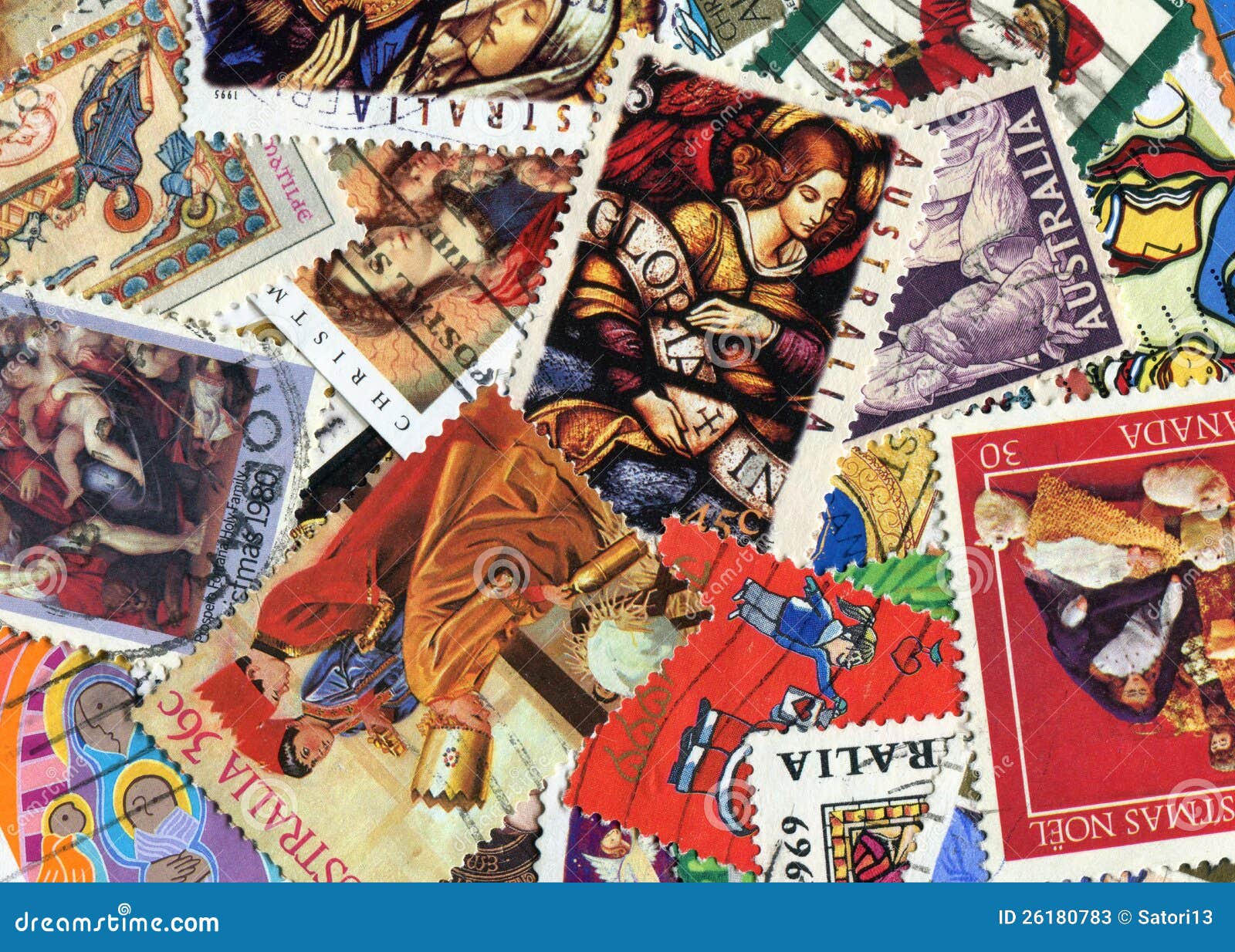 Christian postage stamps editorial stock photo. Image of maria - 26180783