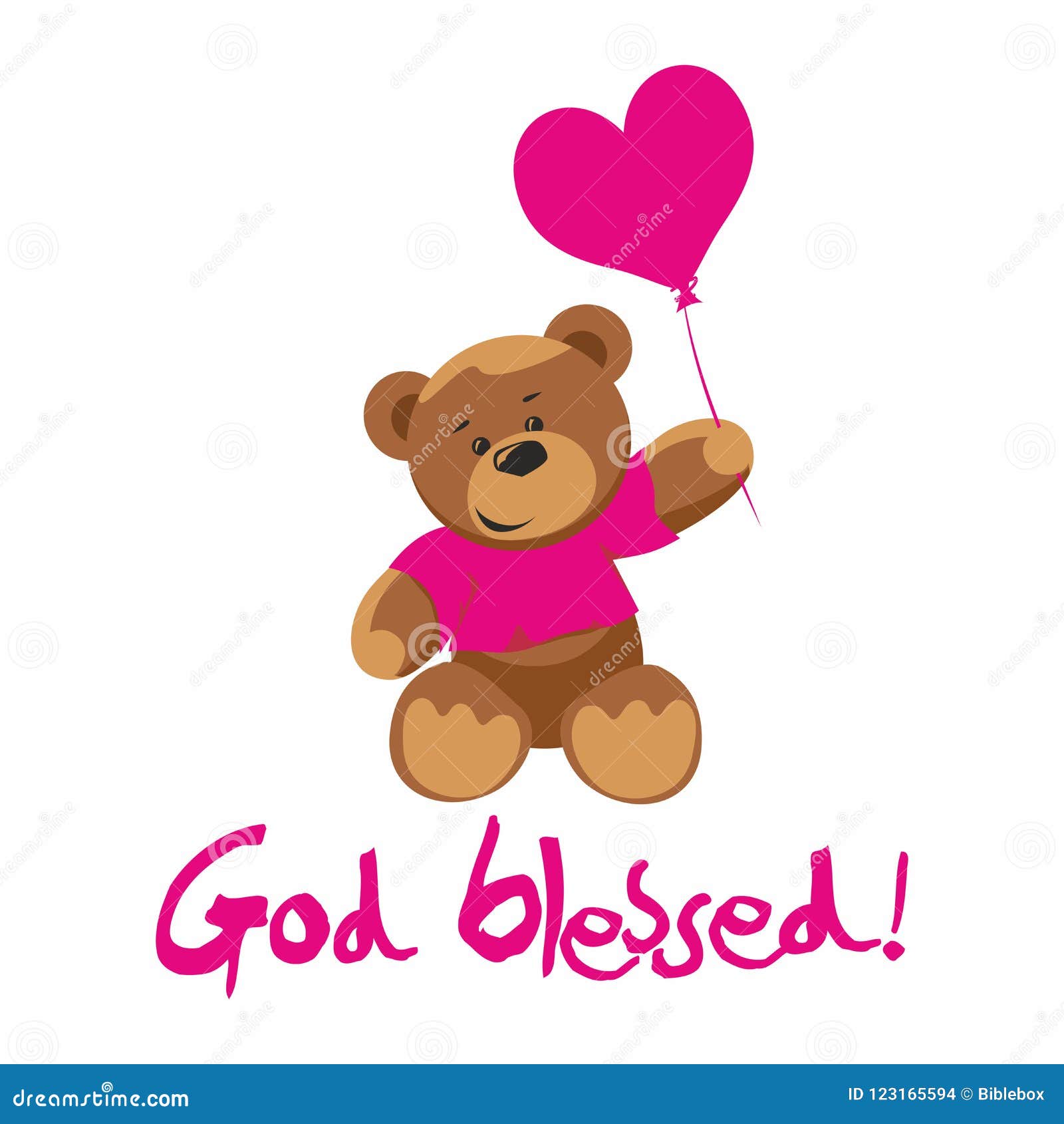 Christian Print. Bear with a Ball Stock Vector - Illustration of globe ...