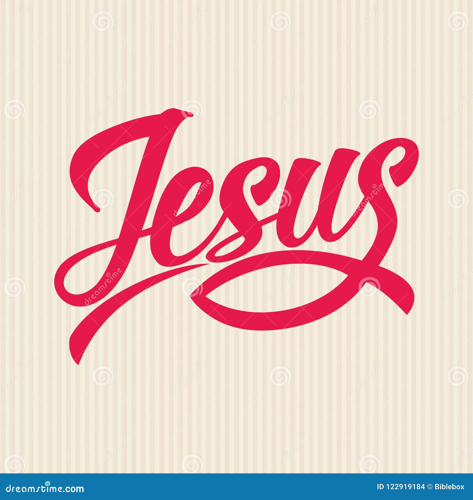 Christian Print. Jesus Typographics and Lettering. Stock Vector ...