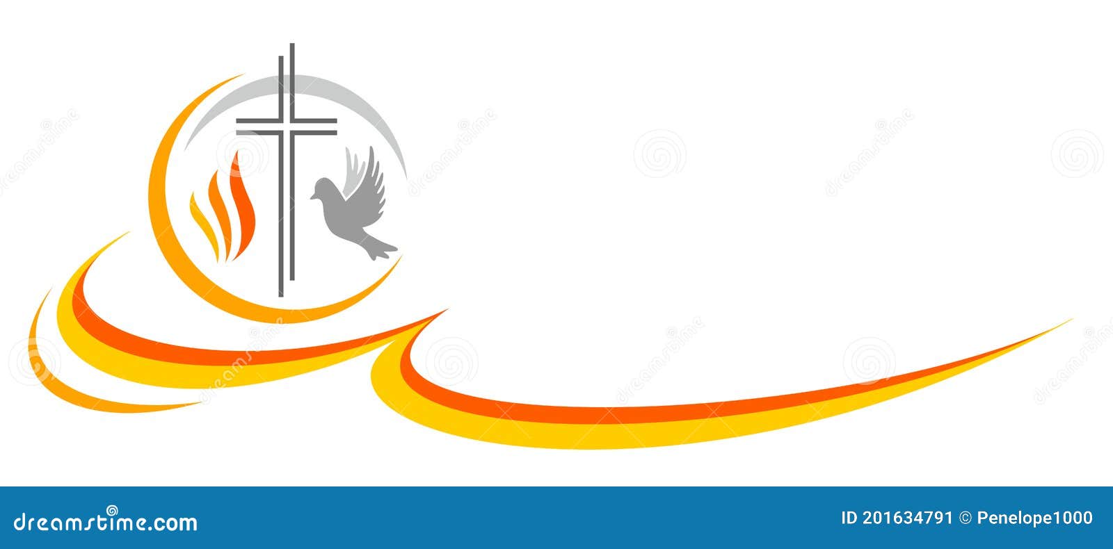 Christian Religion Logo in Vector Quality. Stock Vector - Illustration ...