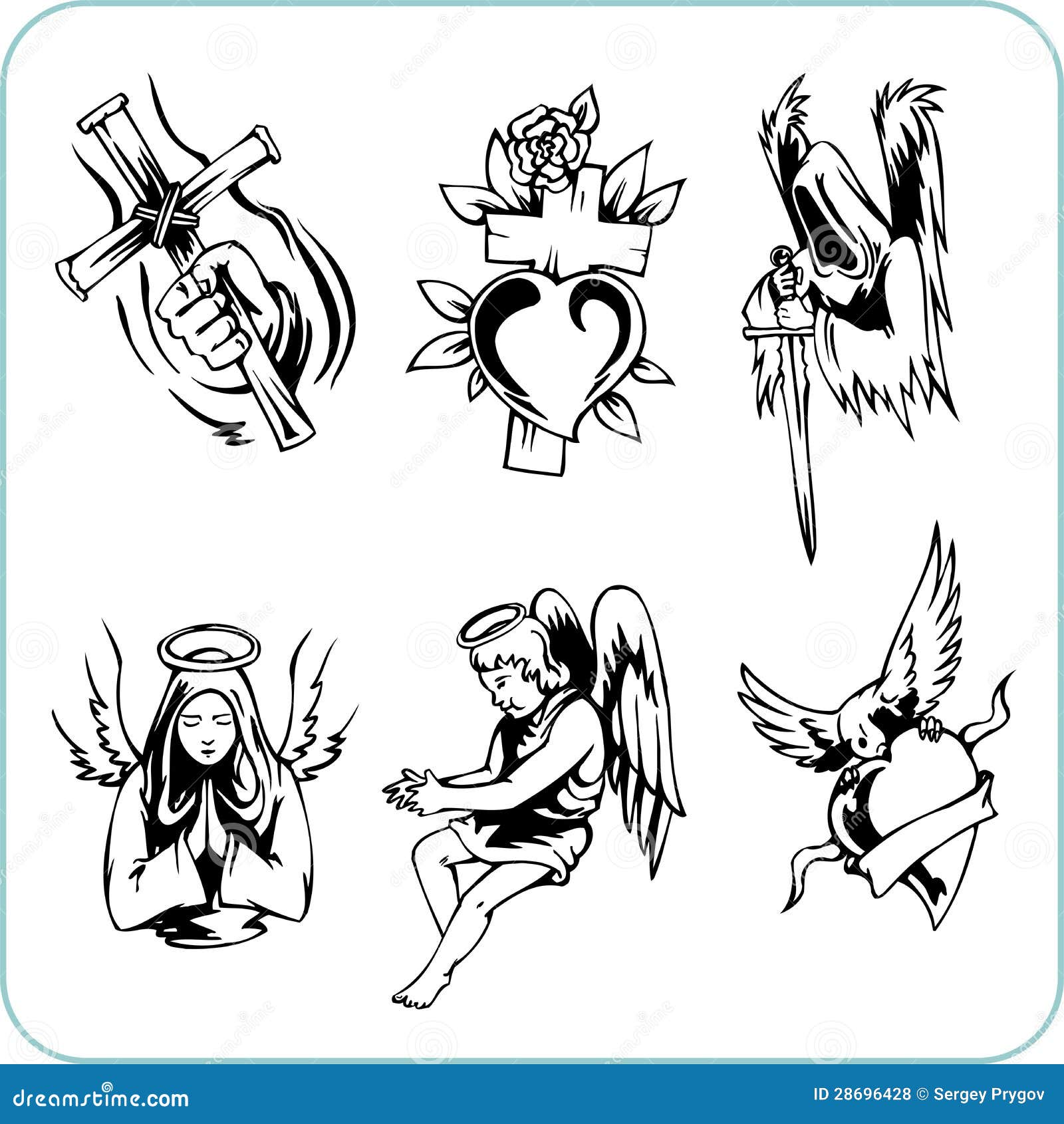 Christian Religion - Vector Illustration. Stock Vector - Illustration ...