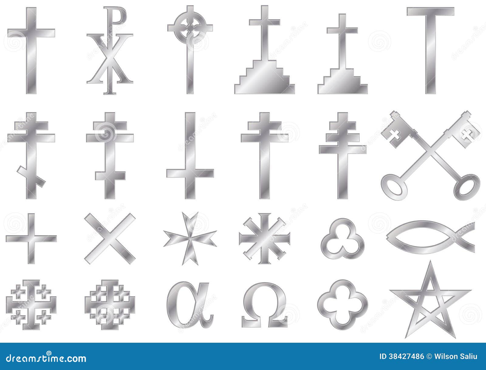 Christian Religious Symbols Gold Royalty-Free Stock Photography ...