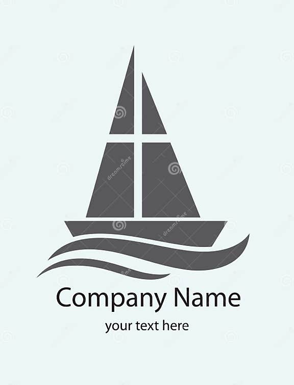 Christian Ship Logo stock vector. Illustration of print - 49973186