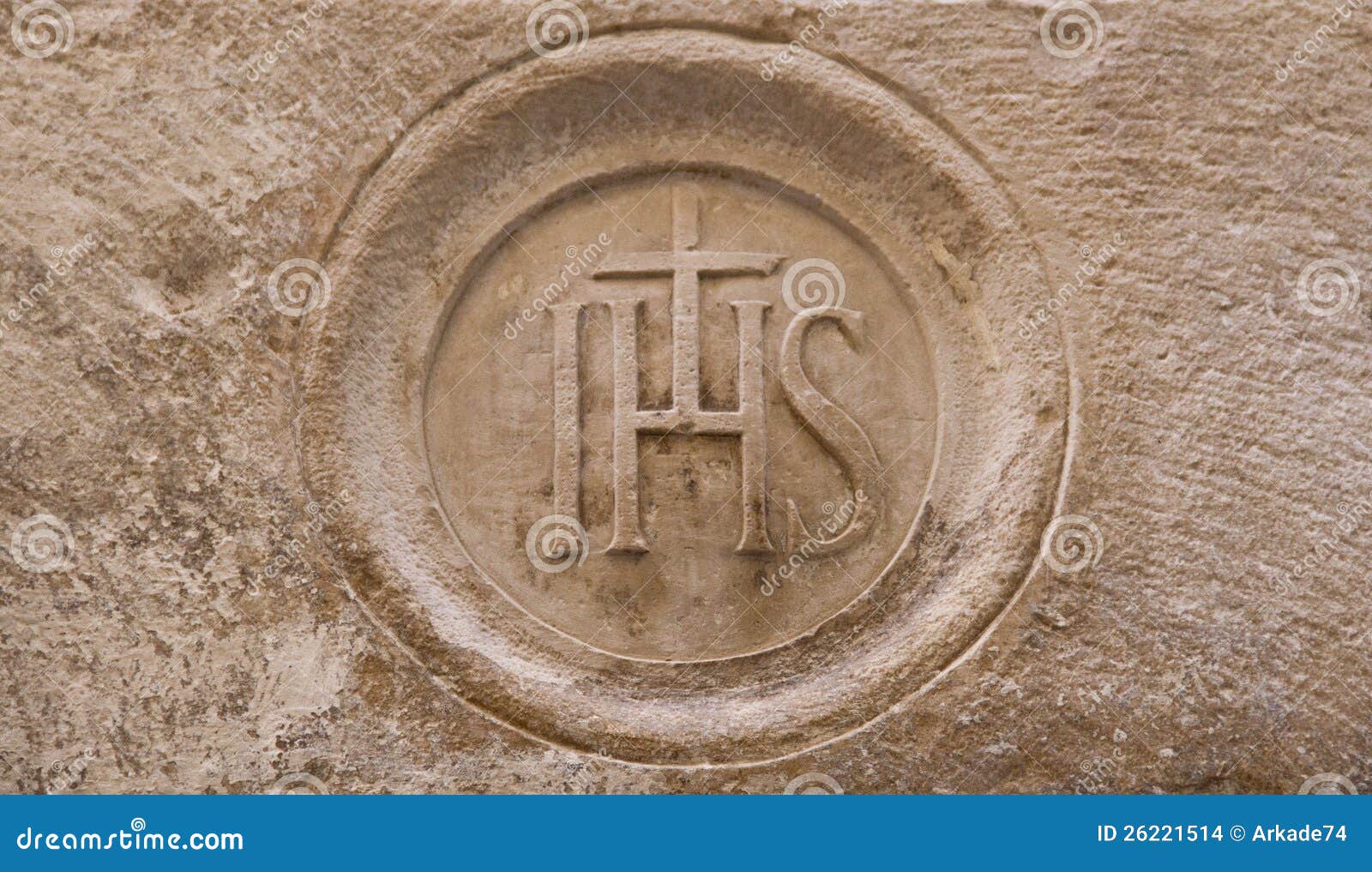 Christian stone symbol stock photo. Image of frame, marble - 26221514