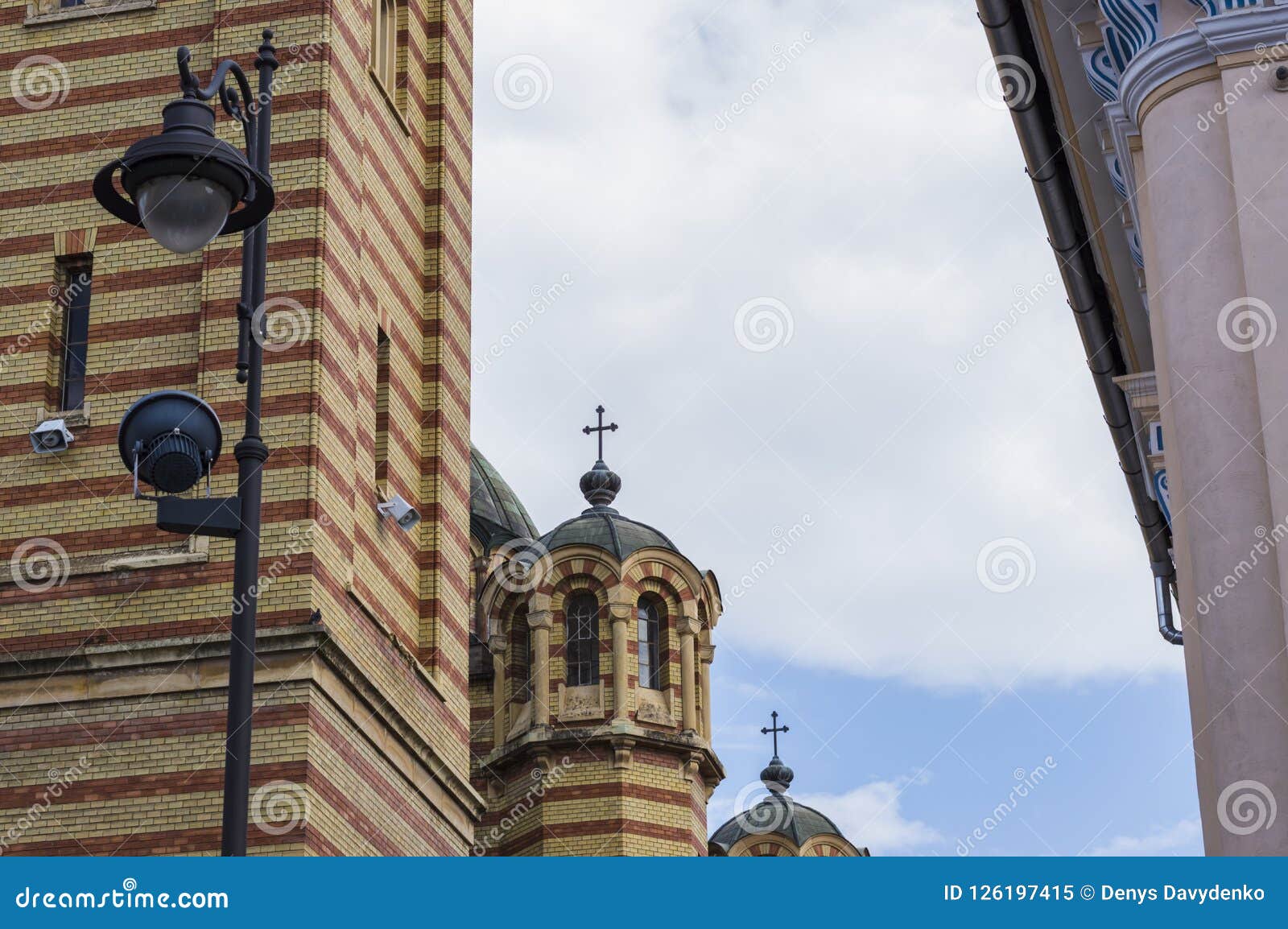Christian Temple Exterior imagen de archivo. Imagen de medieval - 126197415