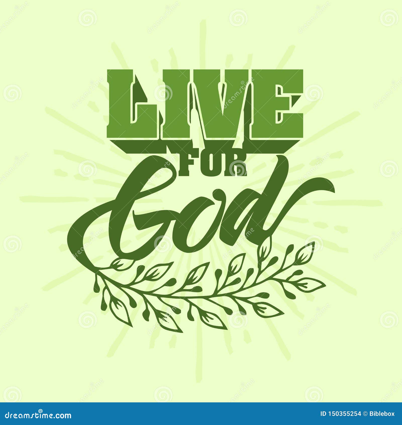 Christian Typography, Lettering and Illustration. Live for God Stock ... Christian Typography, Lettering and Illustration. Live for God Stock ...