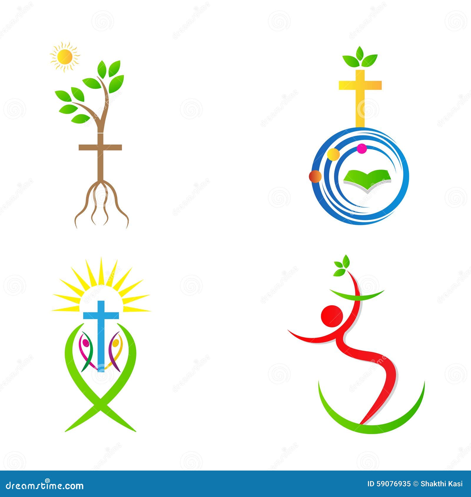 Christianity cross stock vector. Illustration of hope - 59076935