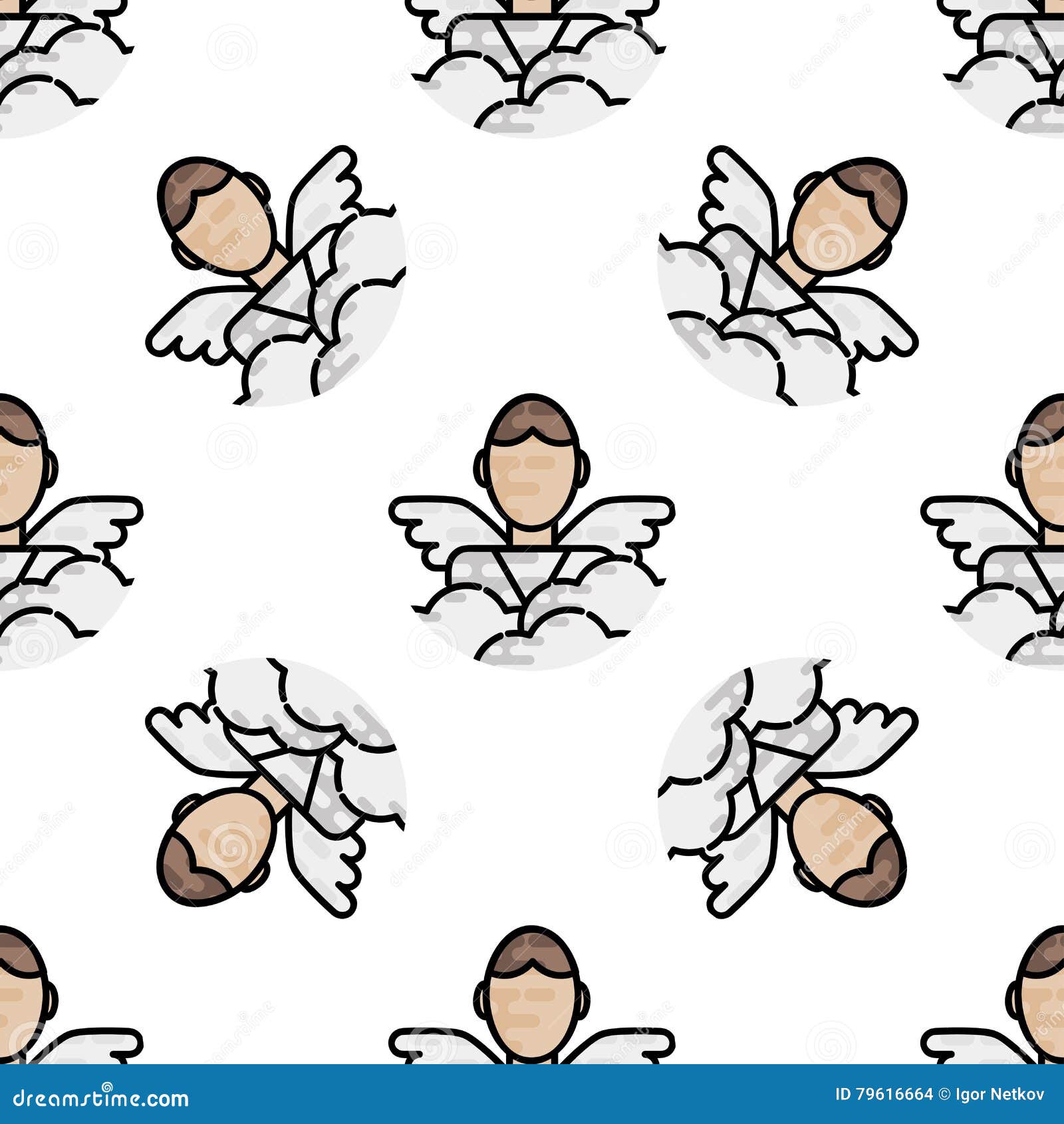 Christianity flat pattern stock vector. Illustration of holy - 79616664