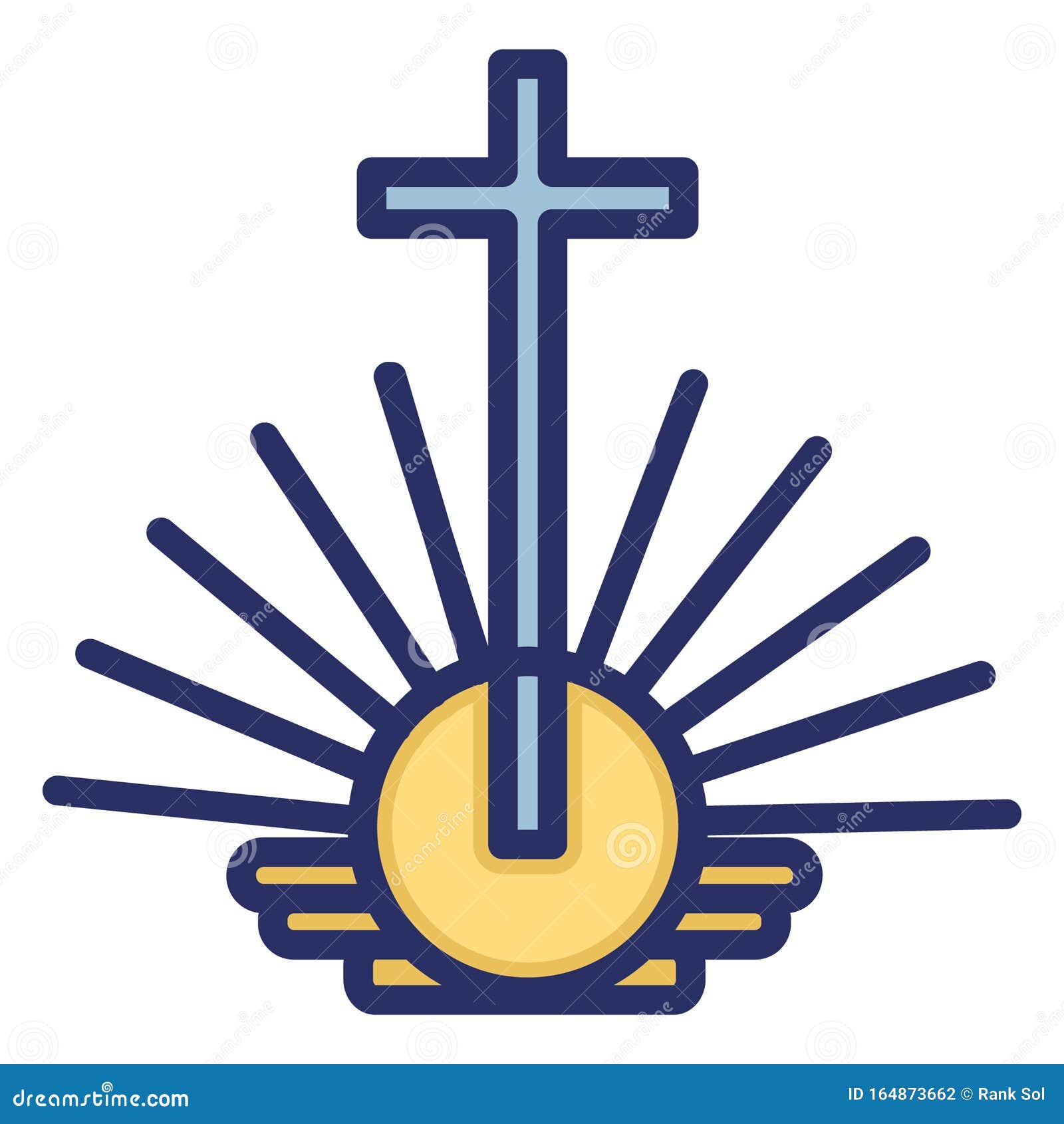 Christianity Isolated Vector Icon Which Can Easily Modify or Edit Stock ...