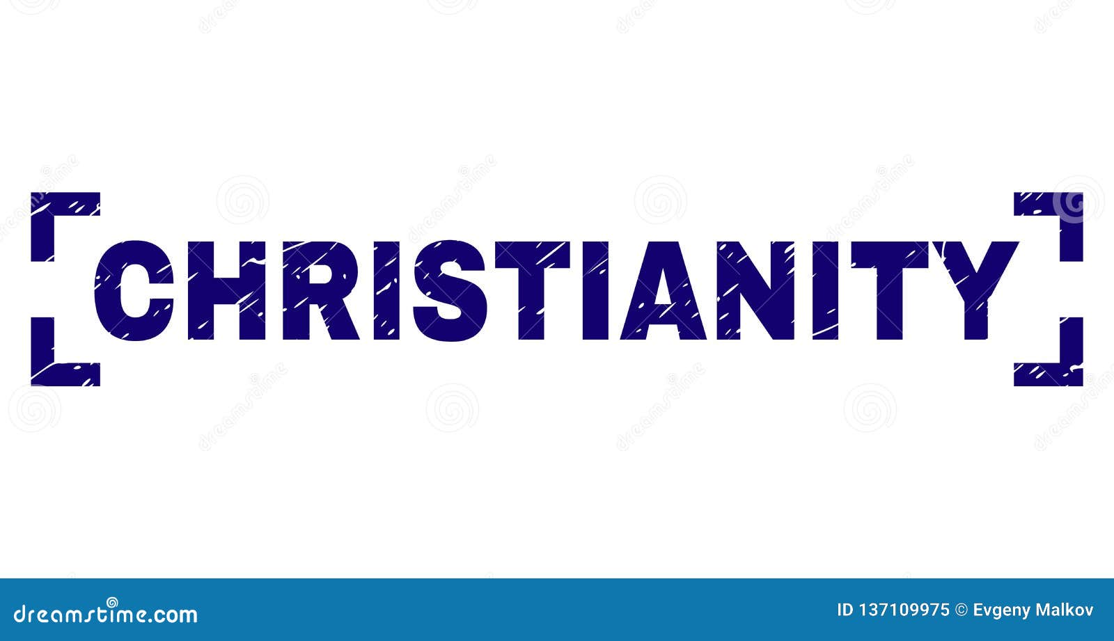 Grunge Textured CHRISTIANITY Stamp Seal Inside Corners Stock Vector ...