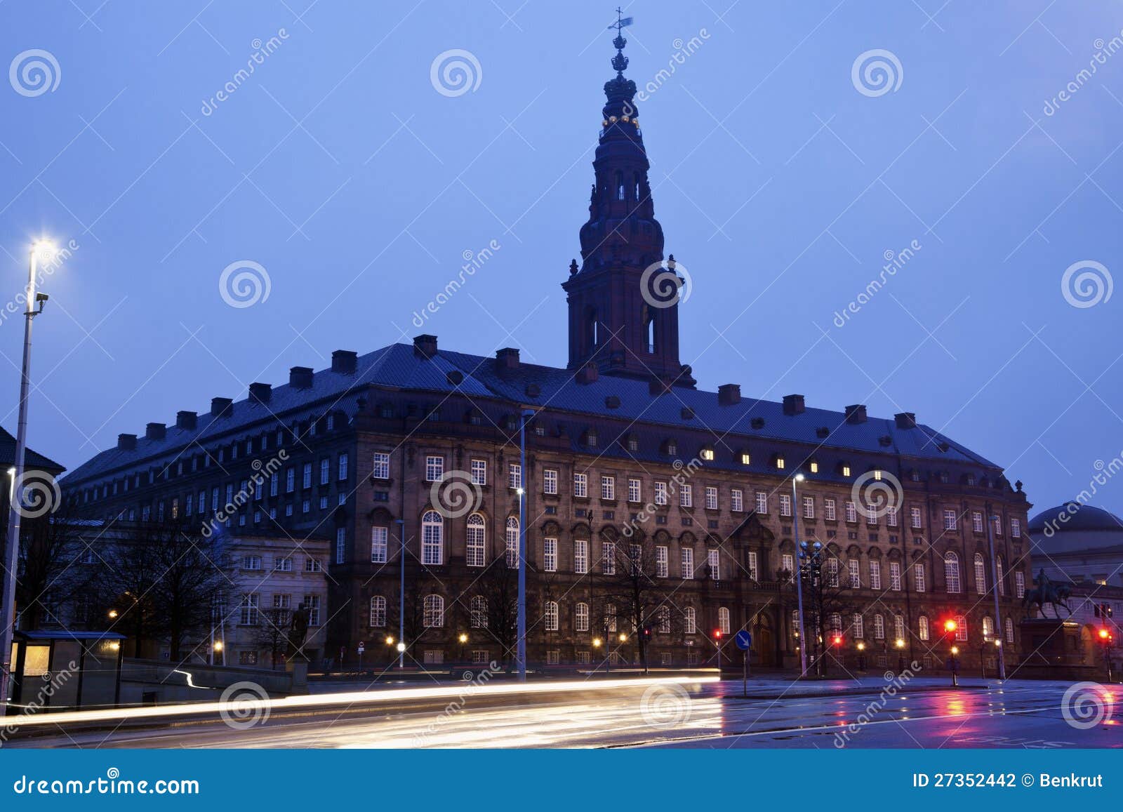 Christiansborg Castle stock photo. Image of architecture - 27352442