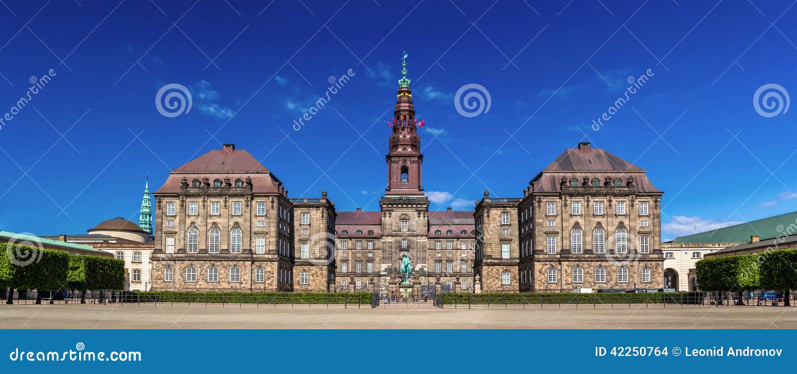 Christiansborg Palace in Copenhagen, Denmark Stock Photo - Image of ...