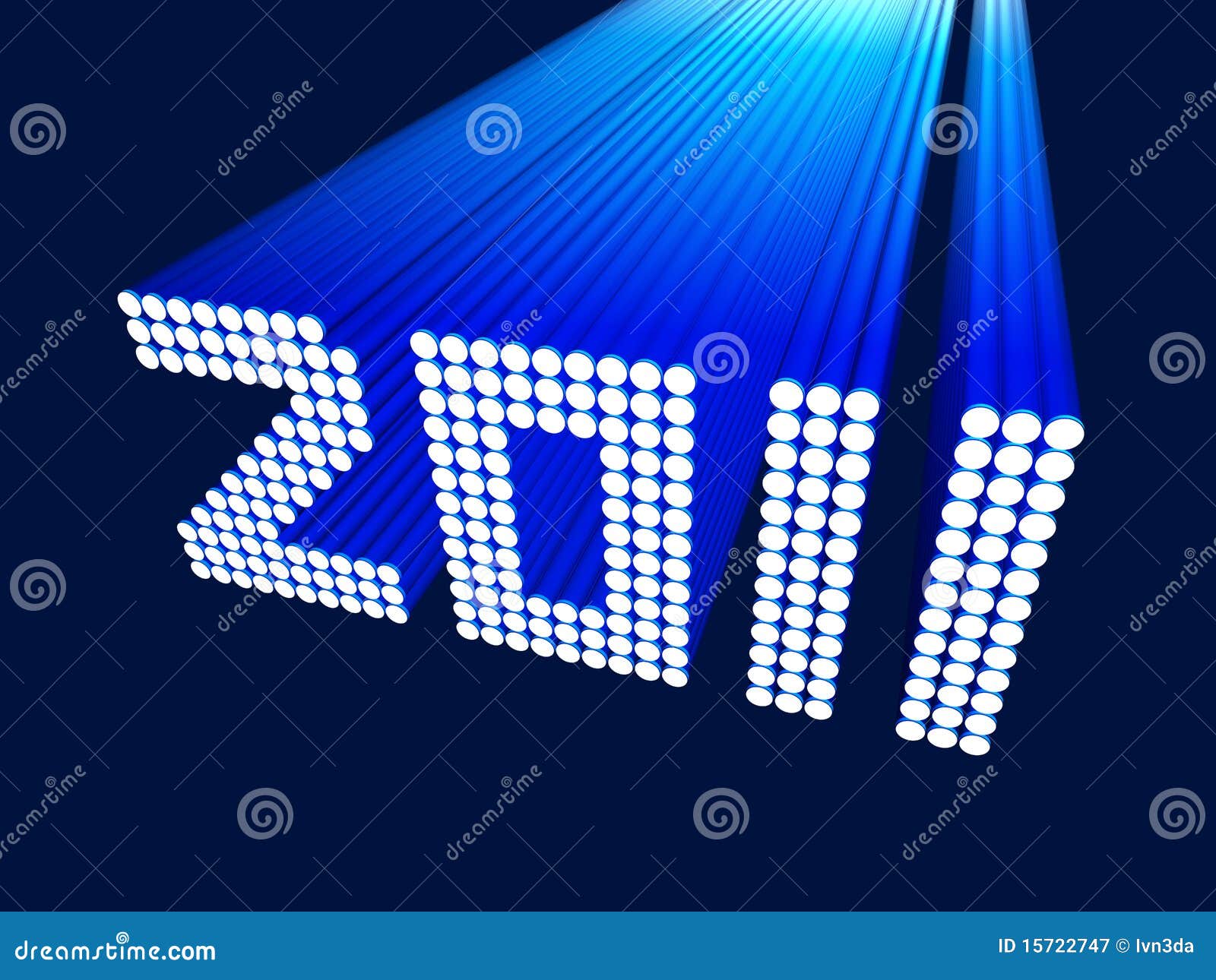 Christmas 2011 Blue Background Stock Illustration - Illustration of ...