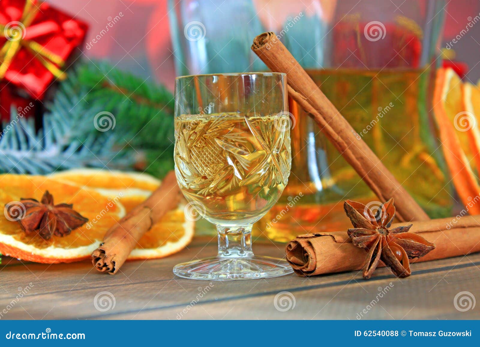 Christmas Alcohol stock photo. Image of drink, ball, anise - 62540088