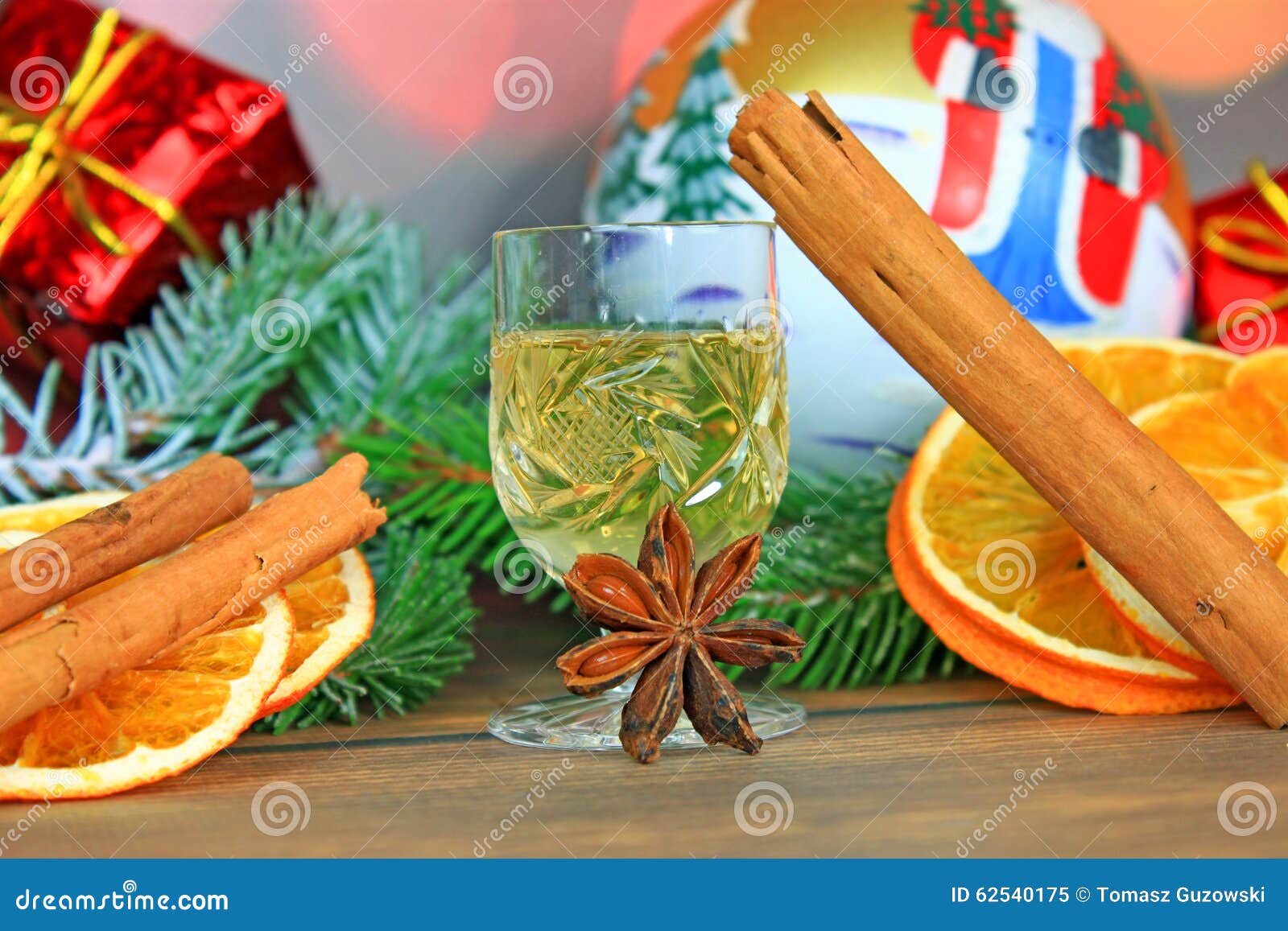 Christmas Alcohol stock image. Image of green, glass - 62540175
