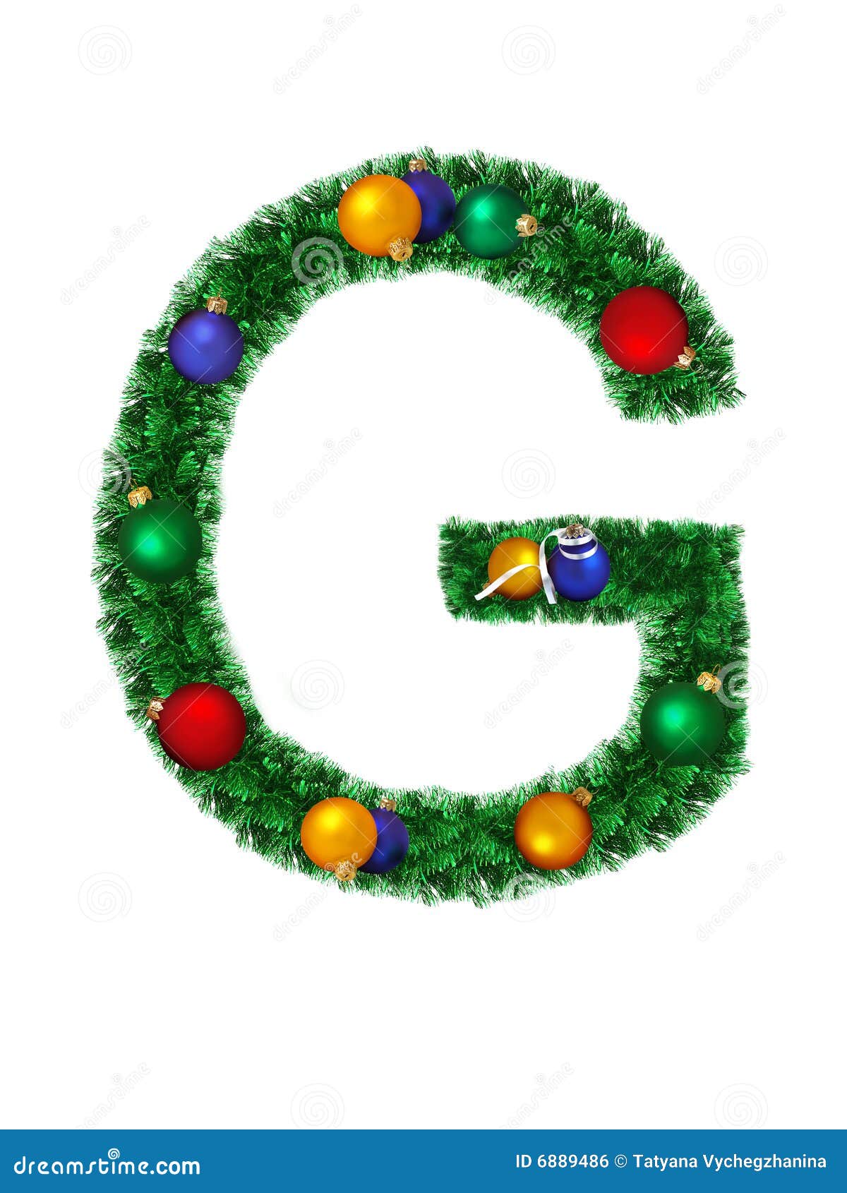 Christmas alphabet - G stock photo. Image of shape, orange - 6889486