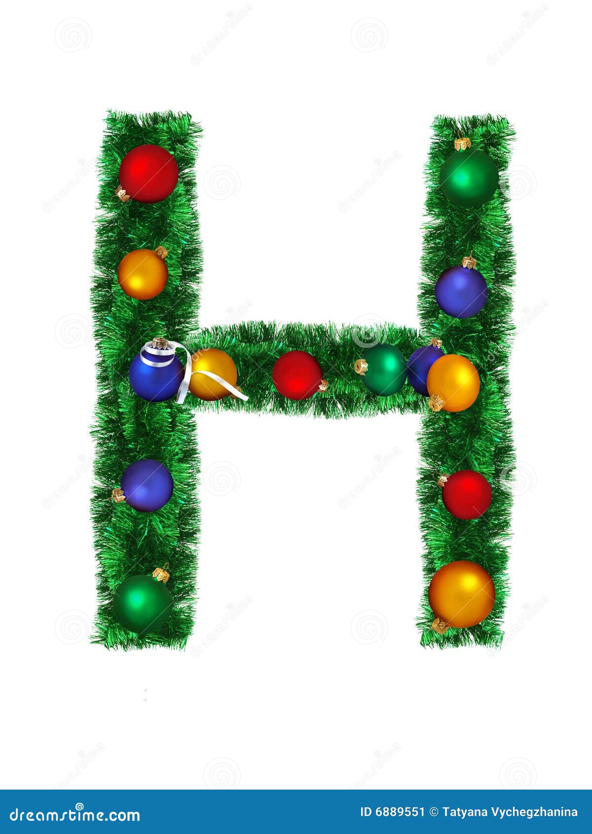 Christmas alphabet - H stock image. Image of blue, sphere - 6889551